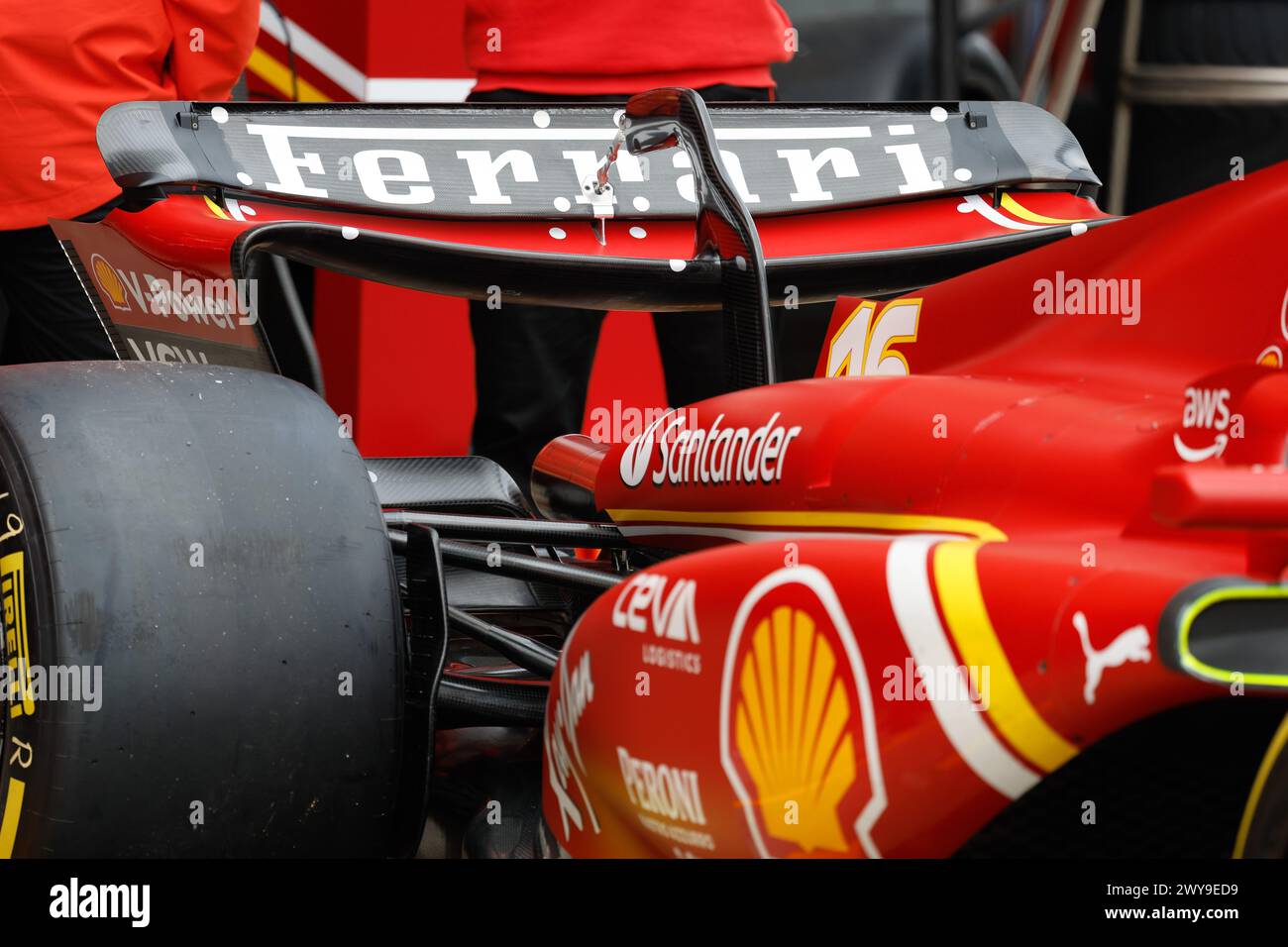 Suzuka, Japon. 05th Apr, 2024. Higher Downforce Top Rear Wing and Lower ...