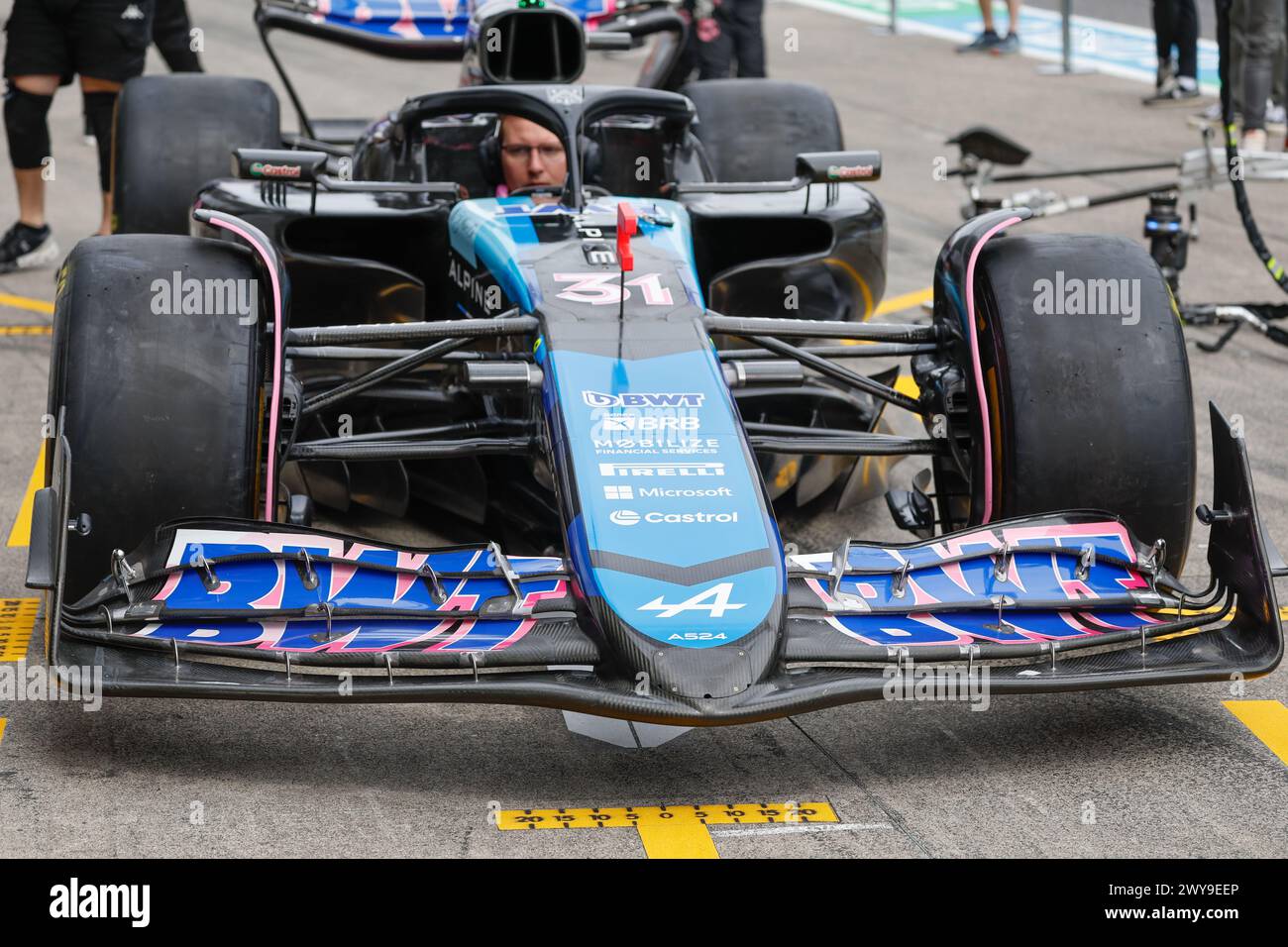 Suzuka, Japon. 05th Apr, 2024. Alpine F1 Team A524, mechanical detail ...