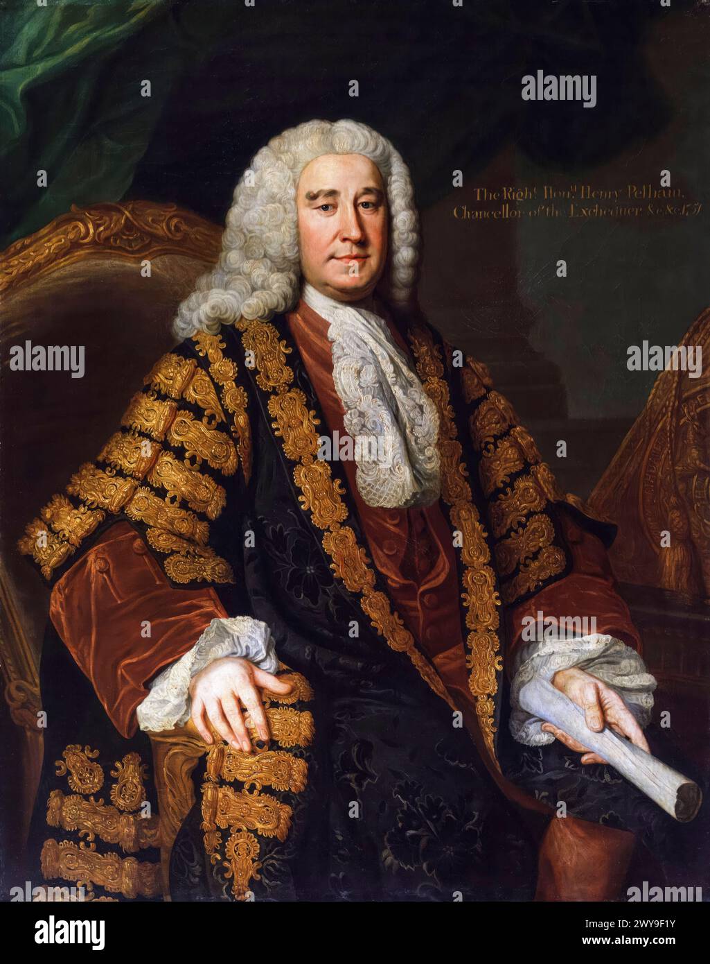 Henry Pelham (1694-1754), Whig politician and Prime Minister of Great ...