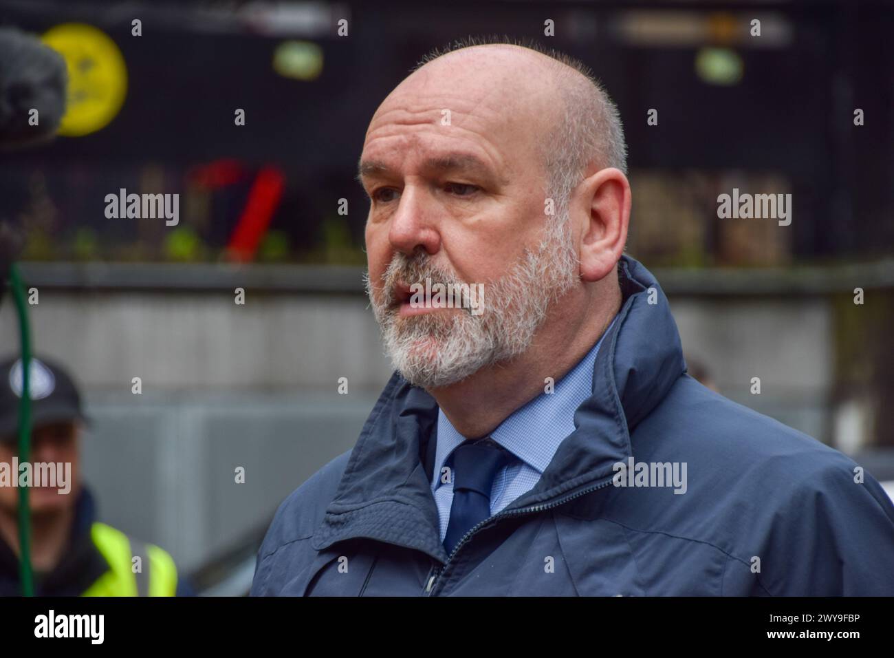 April 5, 2024, London, England, UK: MICK WHELAN, General Secretary of ...