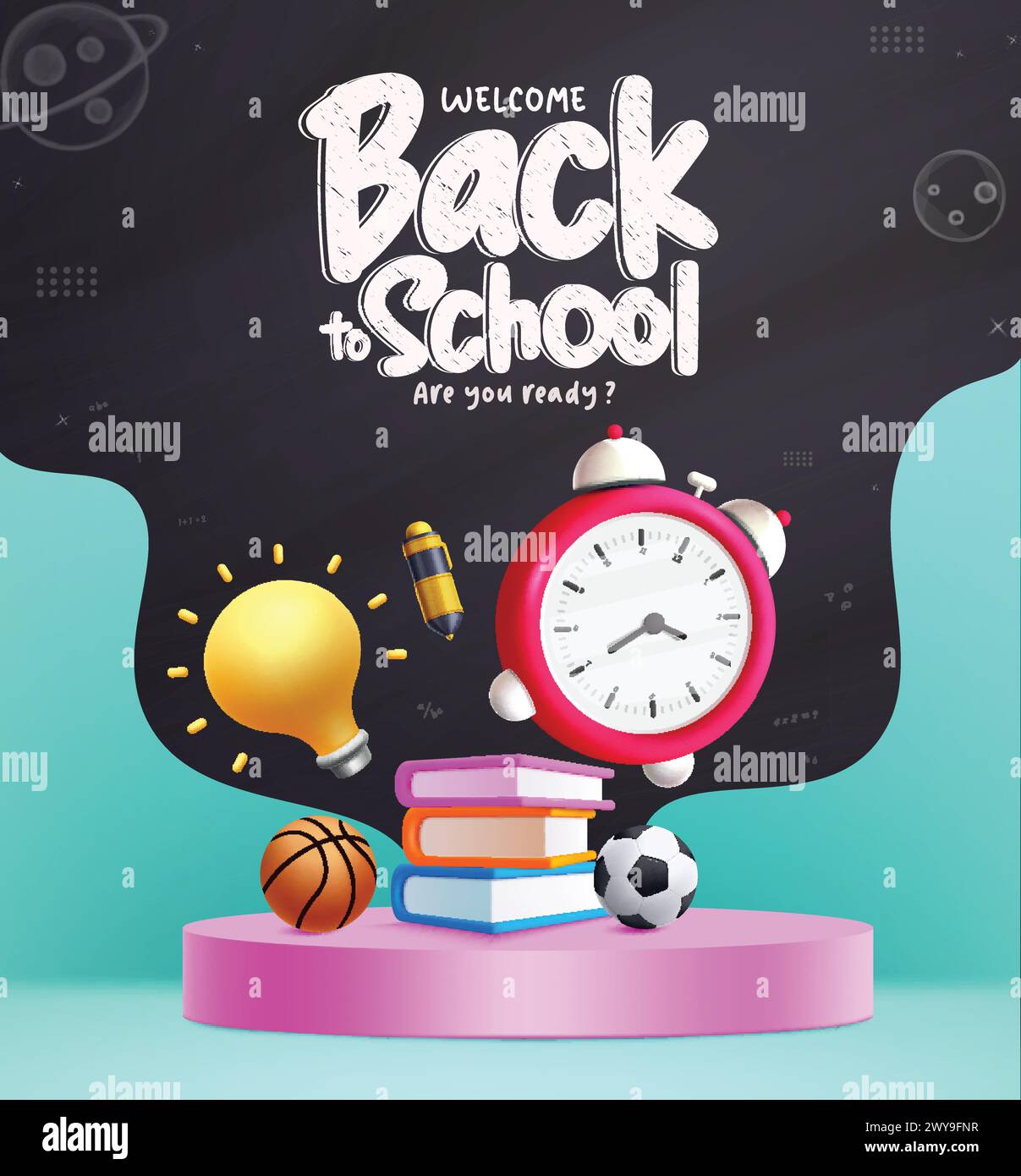 Books banner kids Stock Vector Images - Alamy