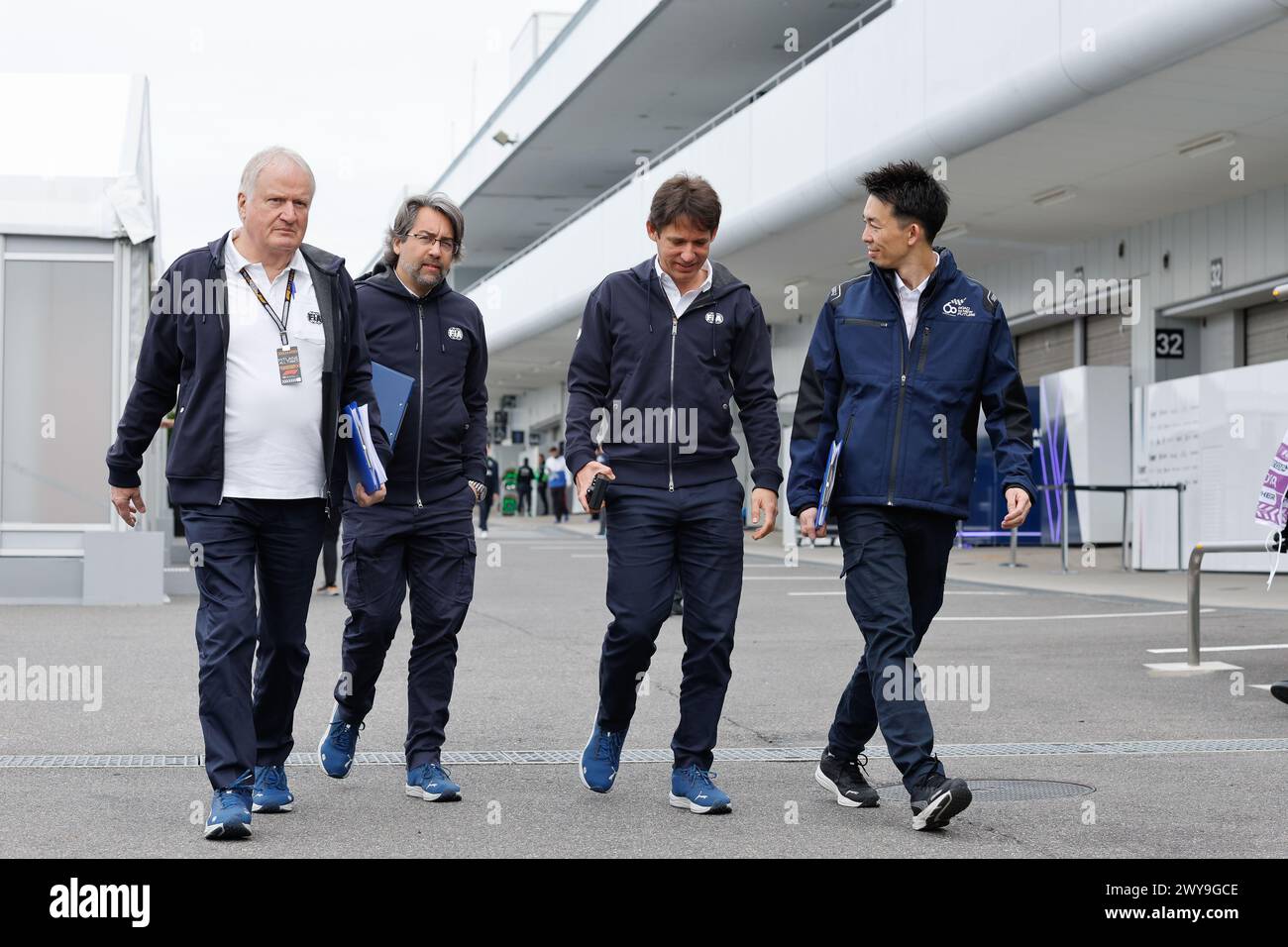 BAUER Jo, FIA Formula One Technical Delegate, portrait, and Manuel Leal ...