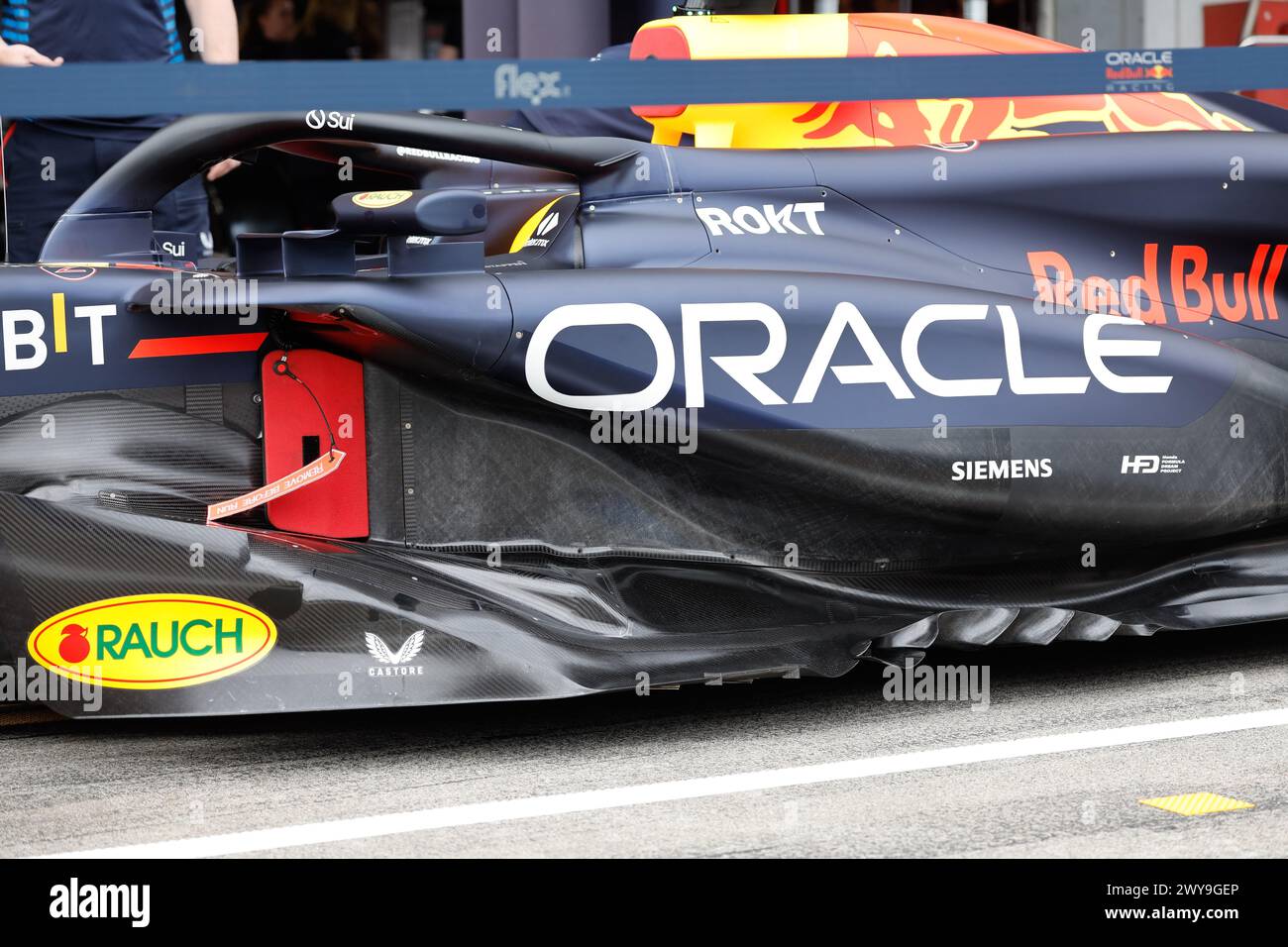 further optimsation of the floor surface , Red Bull Racing RB20 ...