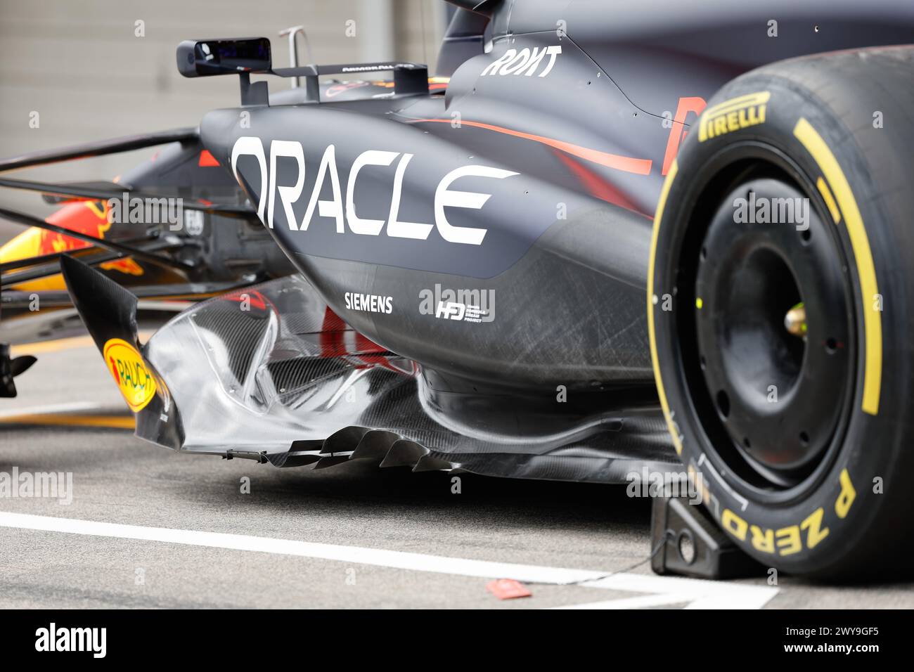 further optimsation of the floor surface , Red Bull Racing RB20 ...