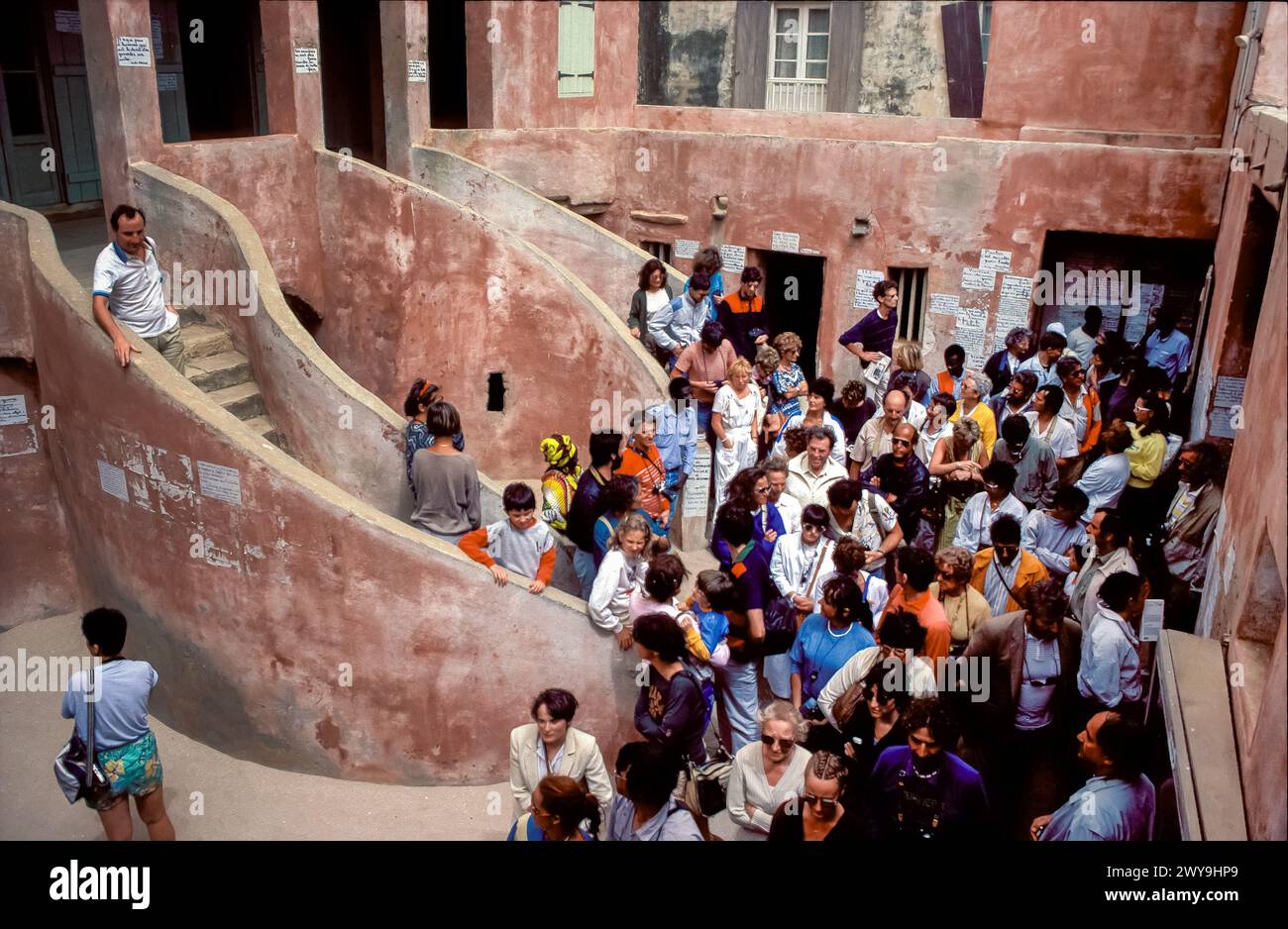 Senegal, Maison des Esclaves is a colonial villa on Gorée Island. It is ...