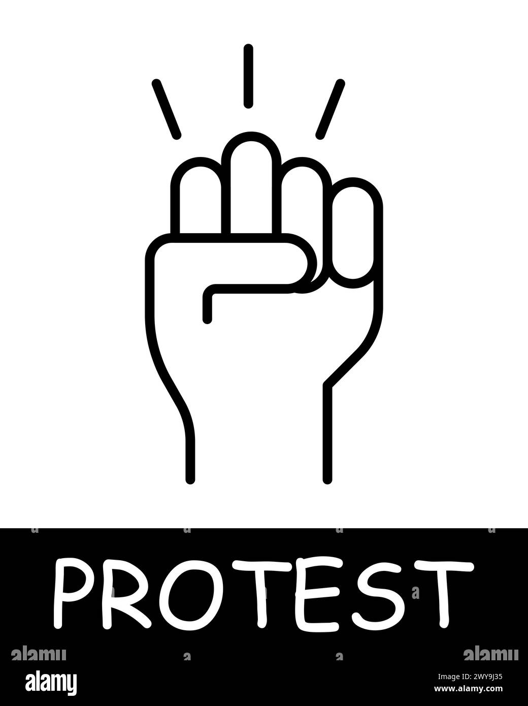 Fight against oppression Stock Vector Images - Alamy