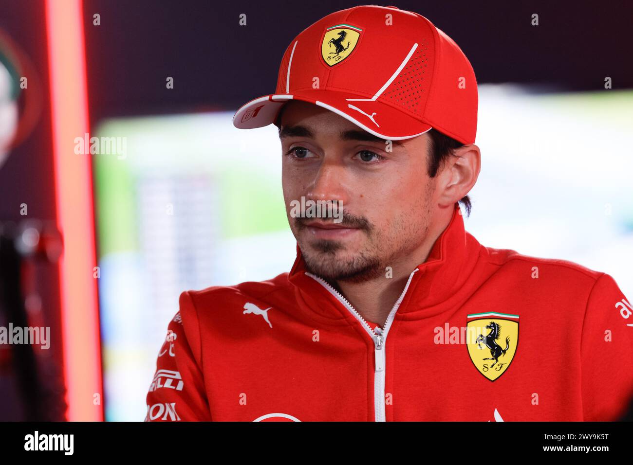 LECLERC Charles (mco), Scuderia Ferrari SF-24, portrait during the ...