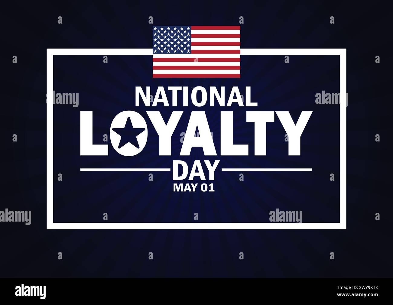 National Loyalty Day wallpaper with shapes and typography. National ...