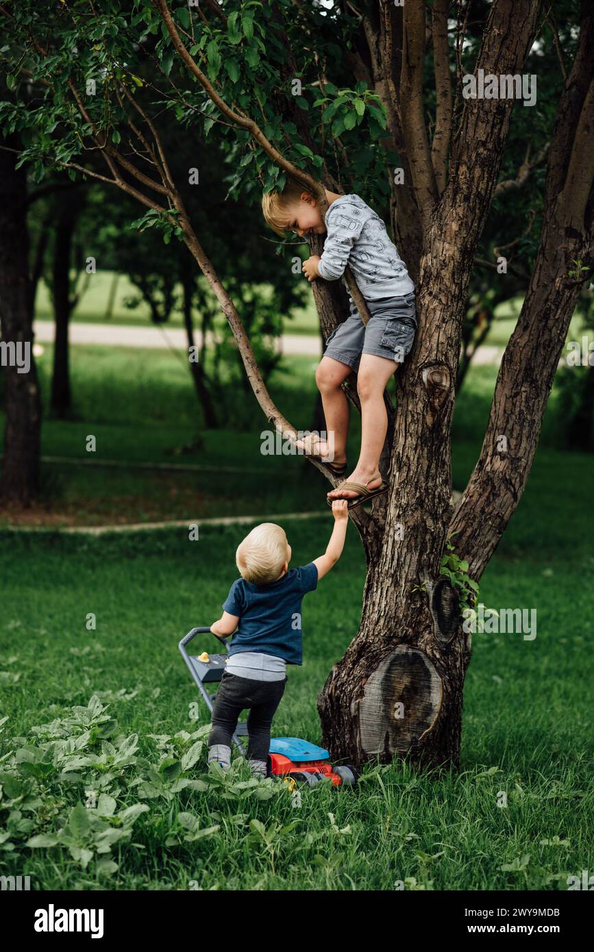Boy activities hi-res stock photography and images - Alamy