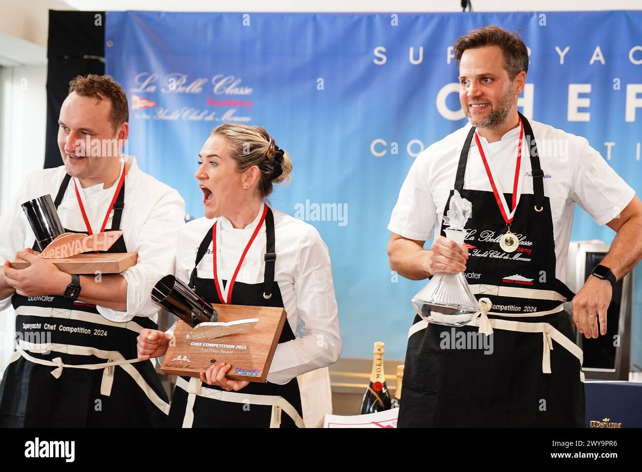 Chef Paulo Ucha Longhini ( the winner ) , Chef Mateusz Mitka ( third ...