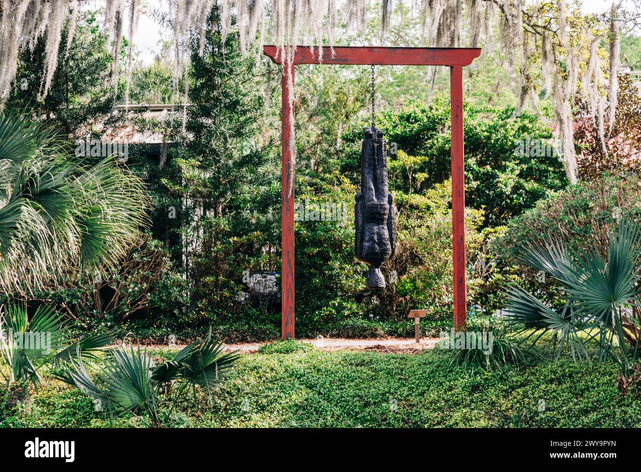 Man hanging upside down hi-res stock photography and images - Alamy