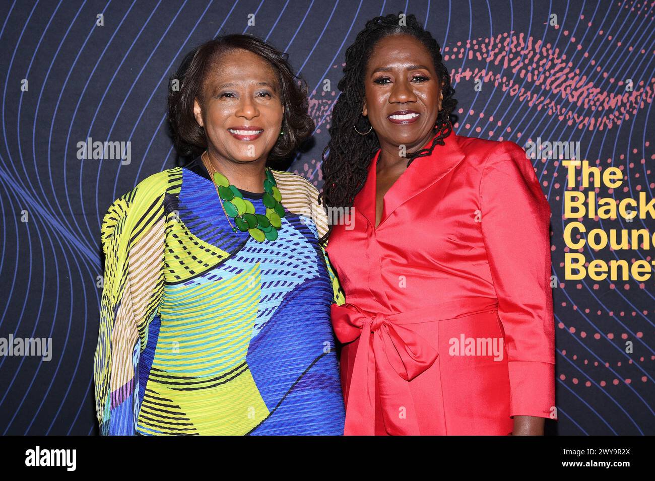 New York, USA. 04th Apr, 2024. (L-R) Beverly Morgan-Welch and Sherrilyn ...