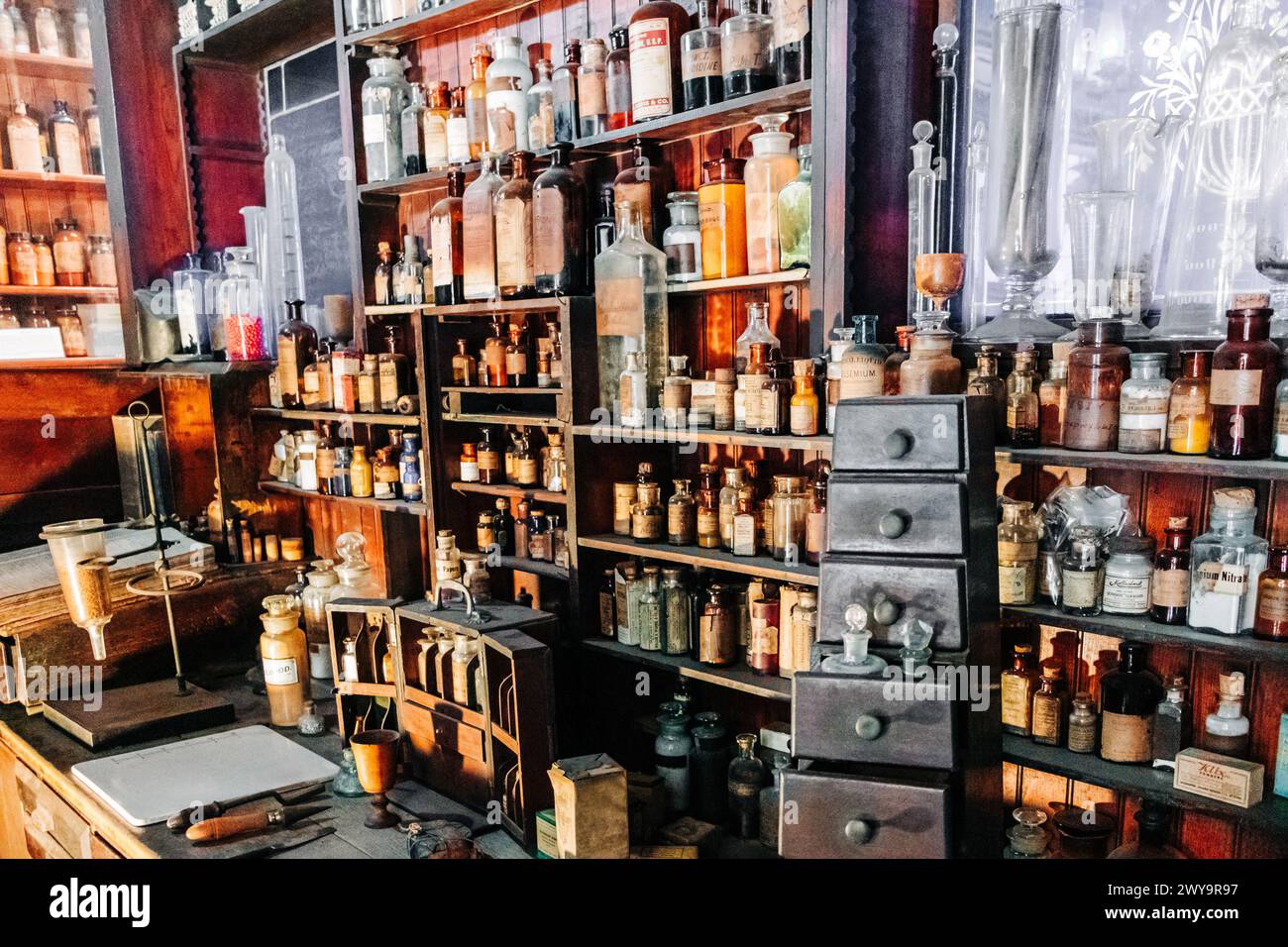 Pharmacy artifacts hi-res stock photography and images - Alamy