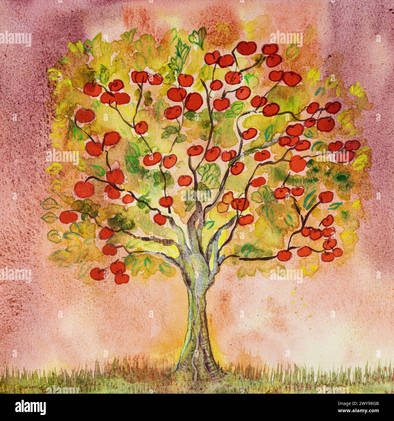 Artistic apple tree hi-res stock photography and images - Alamy