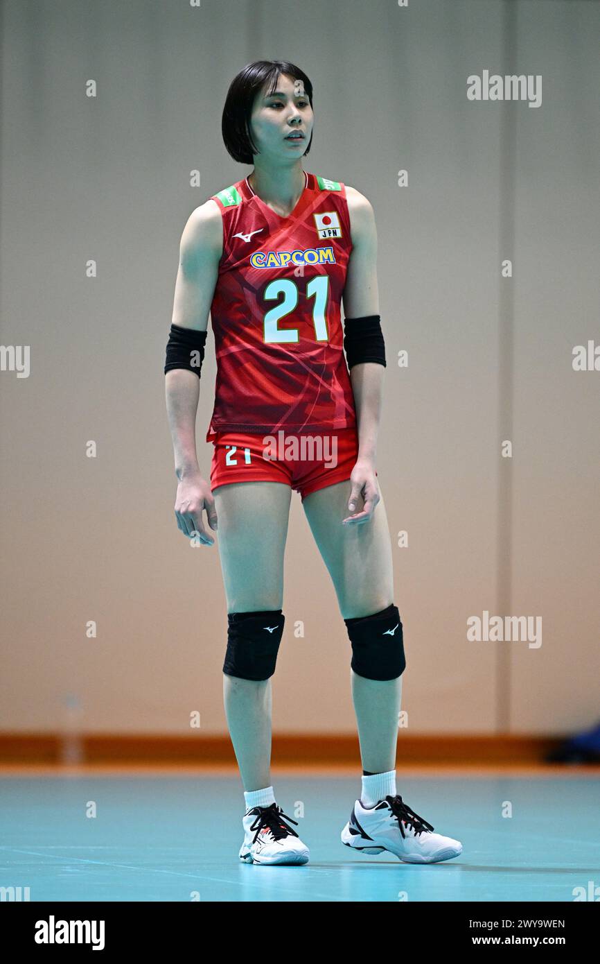 Yukiko Wada (JPN), APRIL 5, 2024 - Volleyball : Japan Women's Volleyball national team training ...