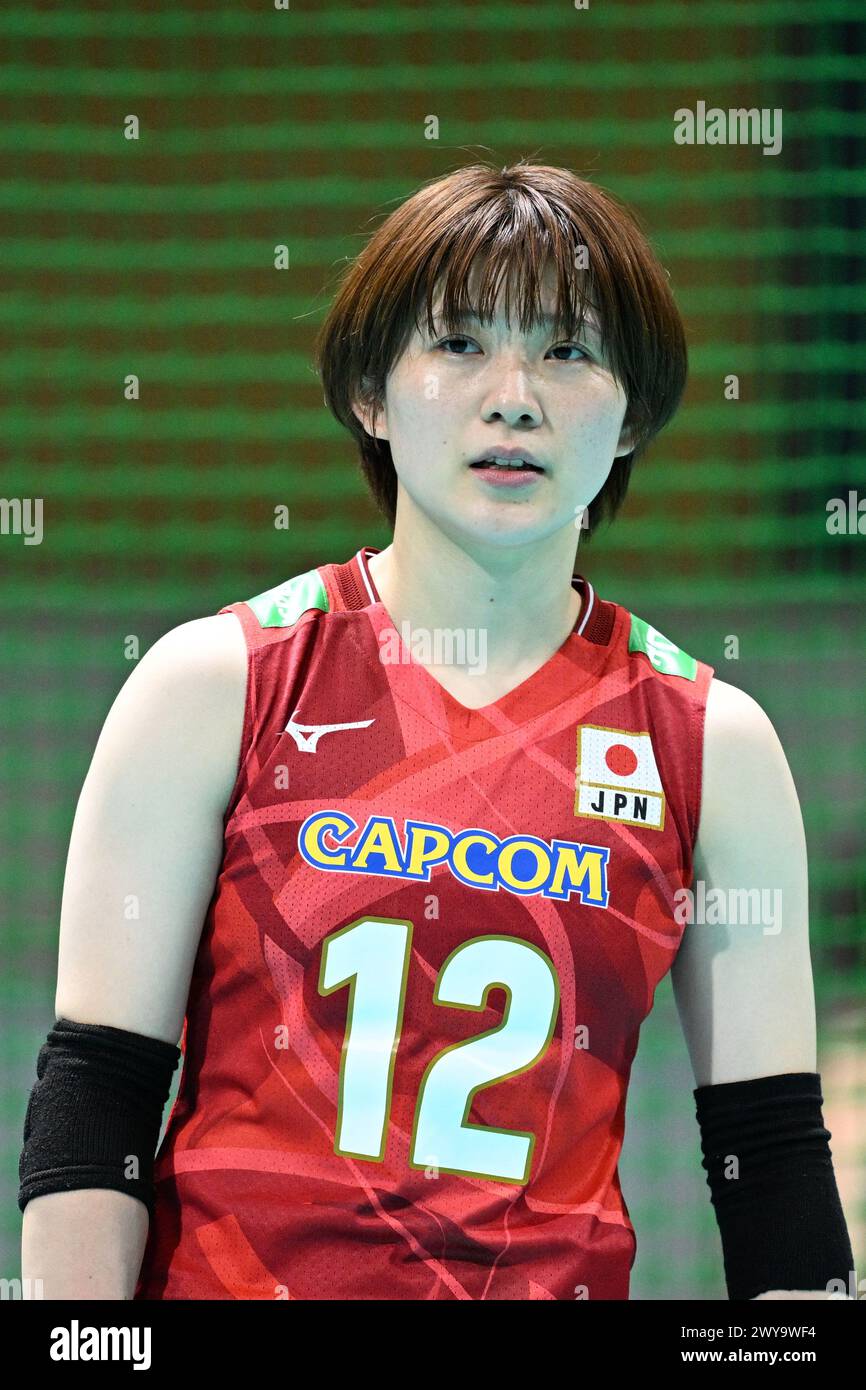 Tokyo, Japan. Credit: MATSUO. 5th Apr, 2024. Satomi Fukudome (JPN) Volleyball : Japan Women's ...