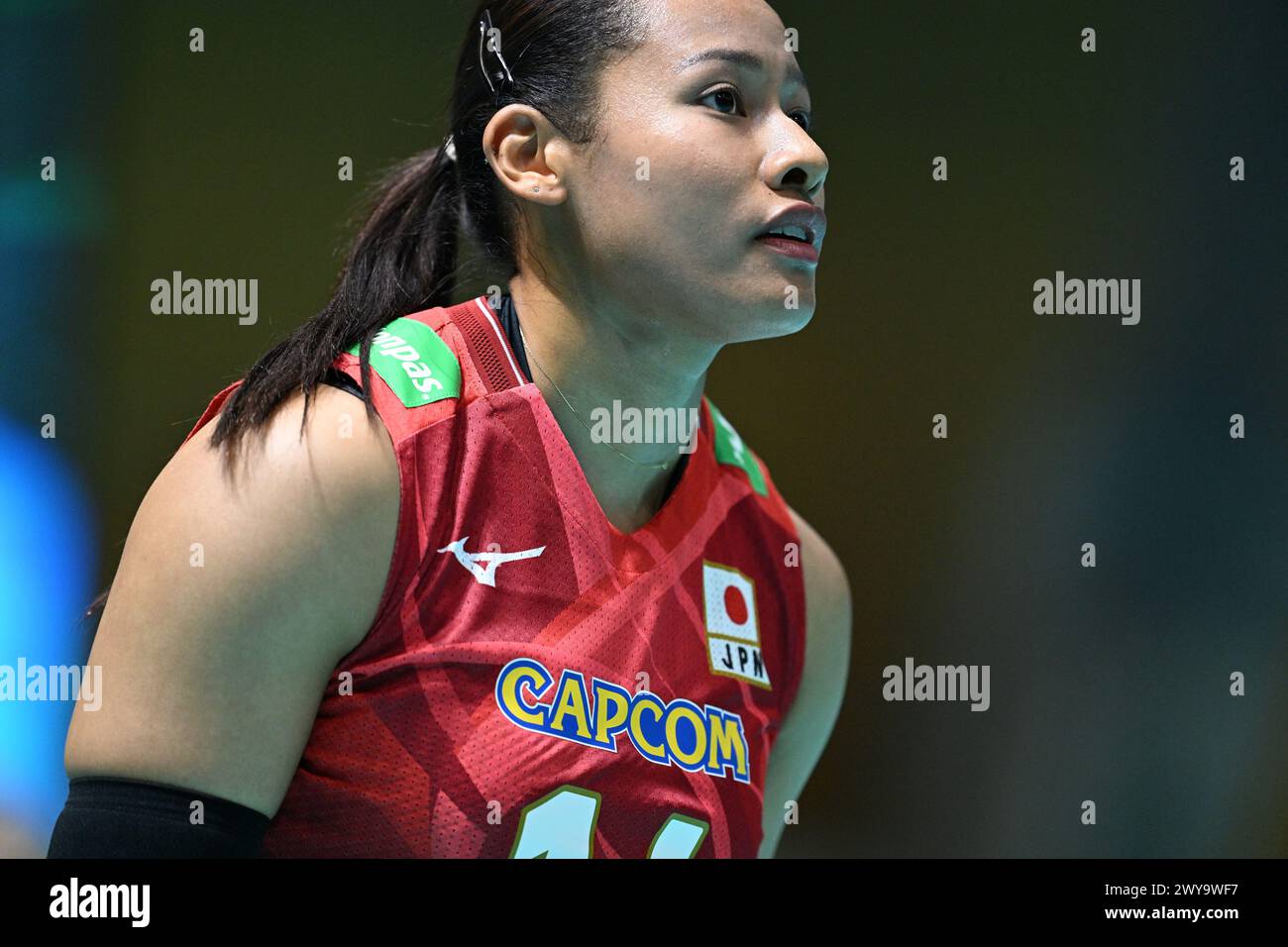 Tokyo, Japan. Credit: MATSUO. 5th Apr, 2024. Okumu Oba Fuyumi Hawi (JPN) Volleyball : Japan ...