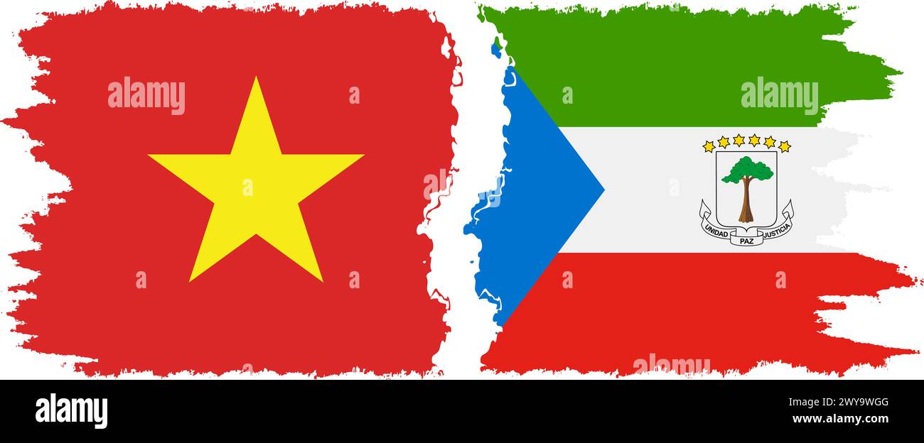Vietnam equatorial guinea flag Stock Vector Images - Alamy