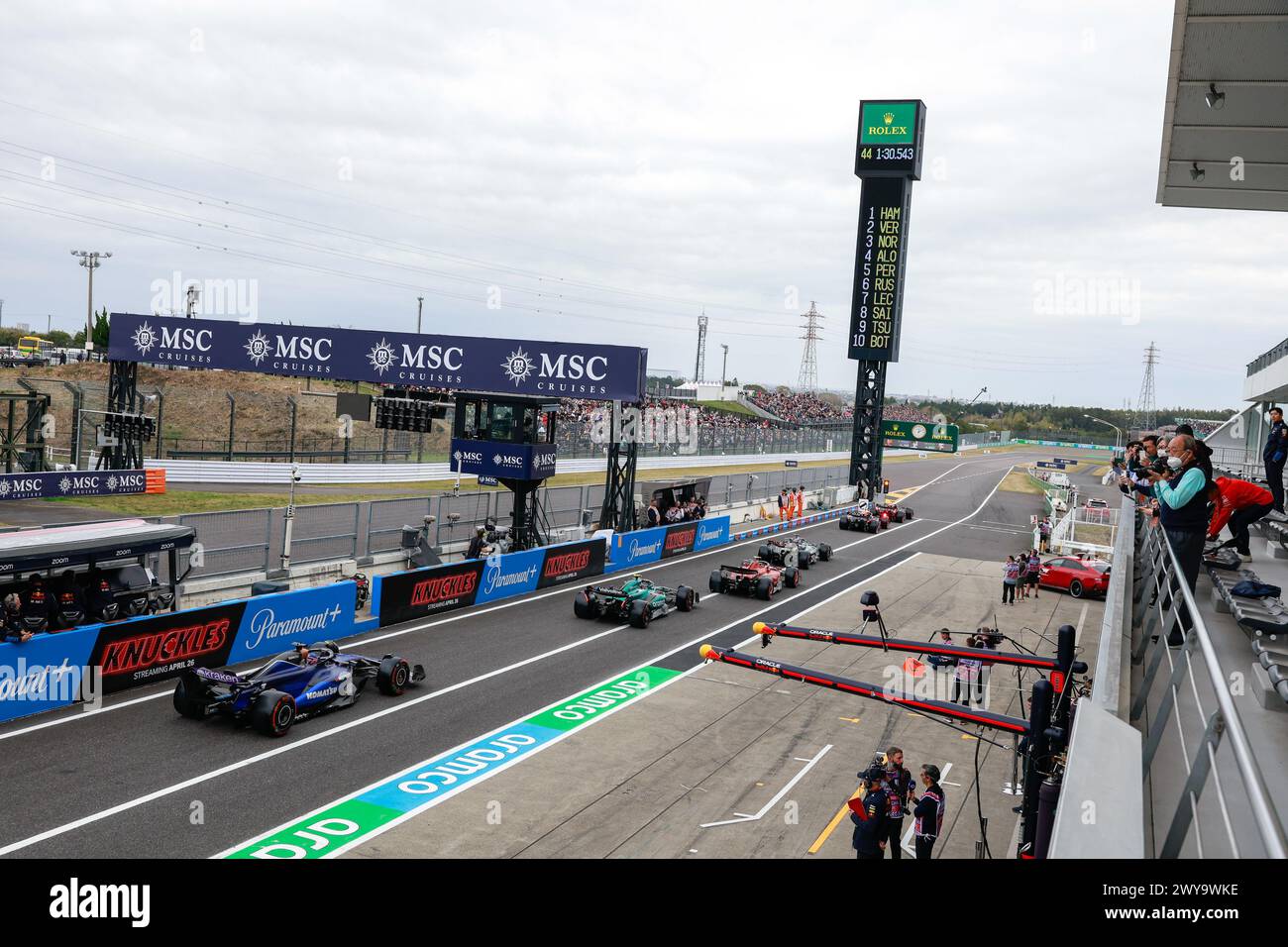 pitlane, during the Formula 1 MSC Cruises Japanese Grand Prix 2024, 4th ...