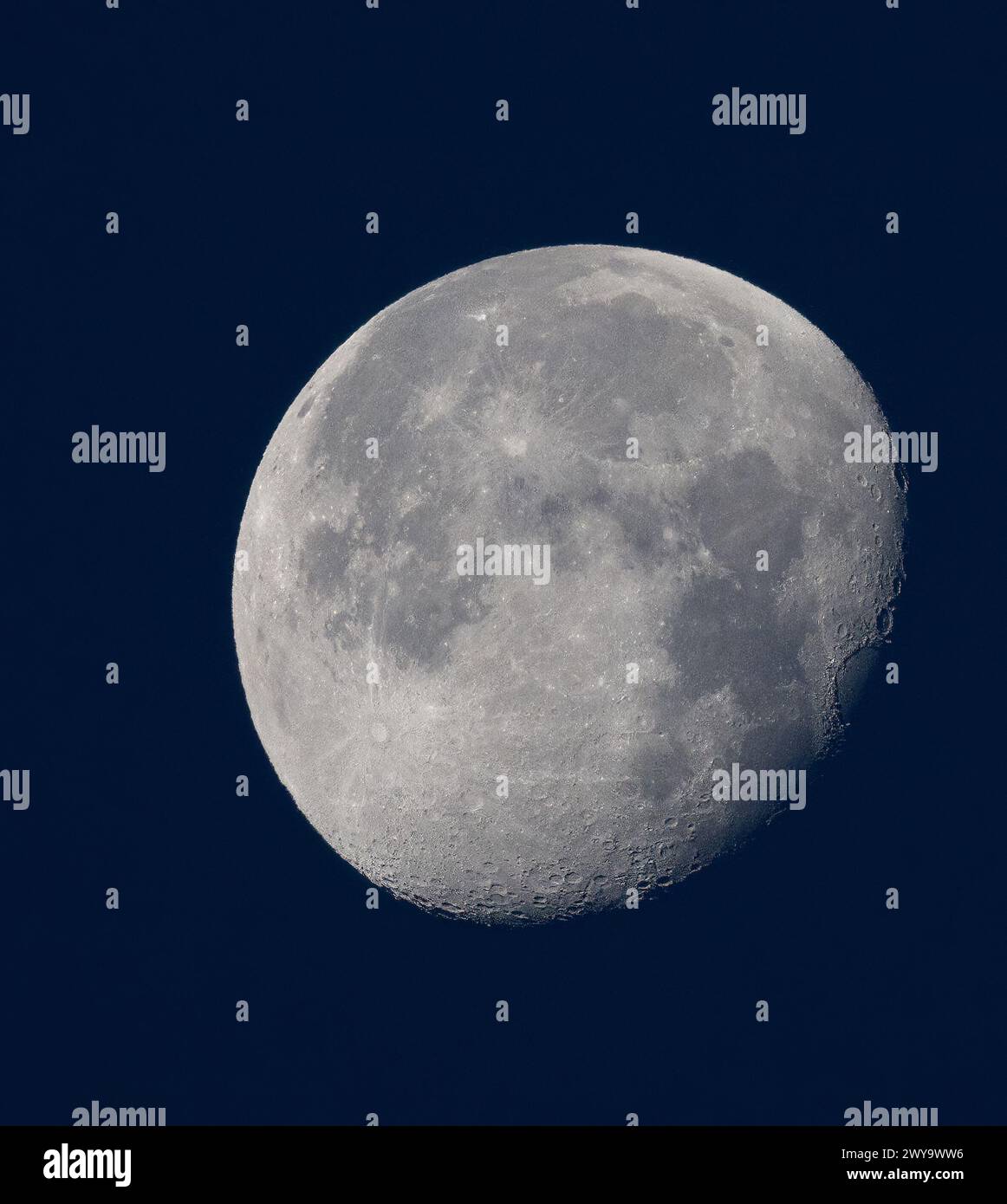 Waning gibbous moon. hi-res stock photography and images - Alamy