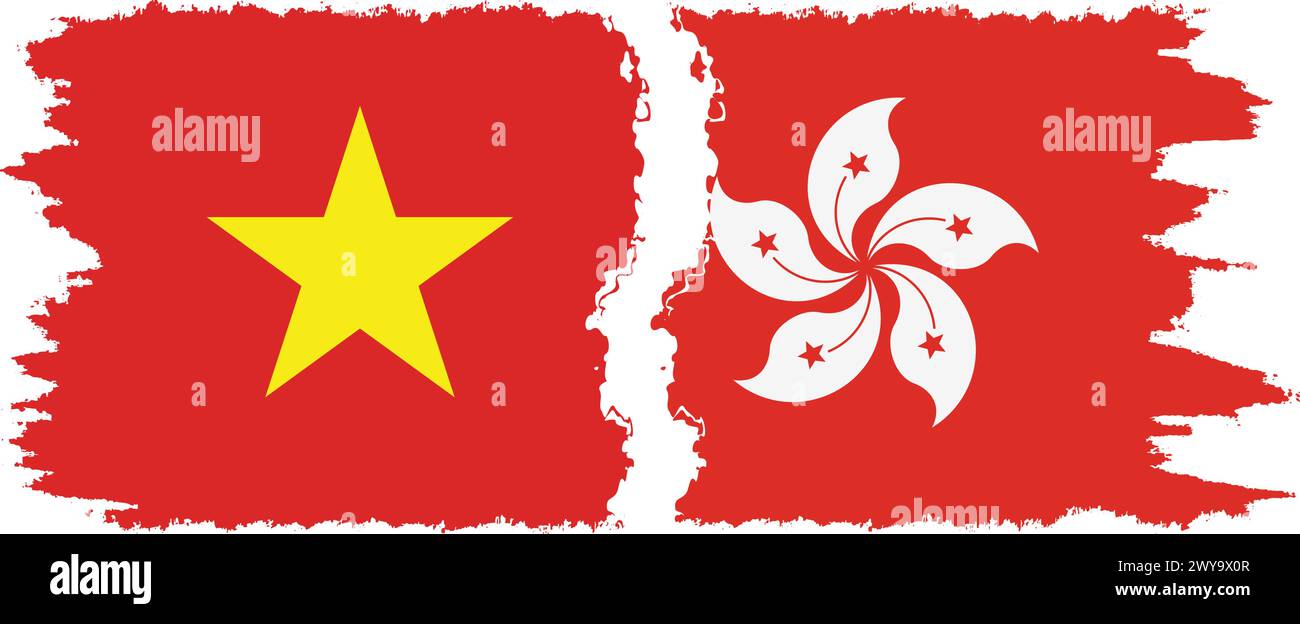 Vietnam hong kong flag hi-res stock photography and images - Alamy