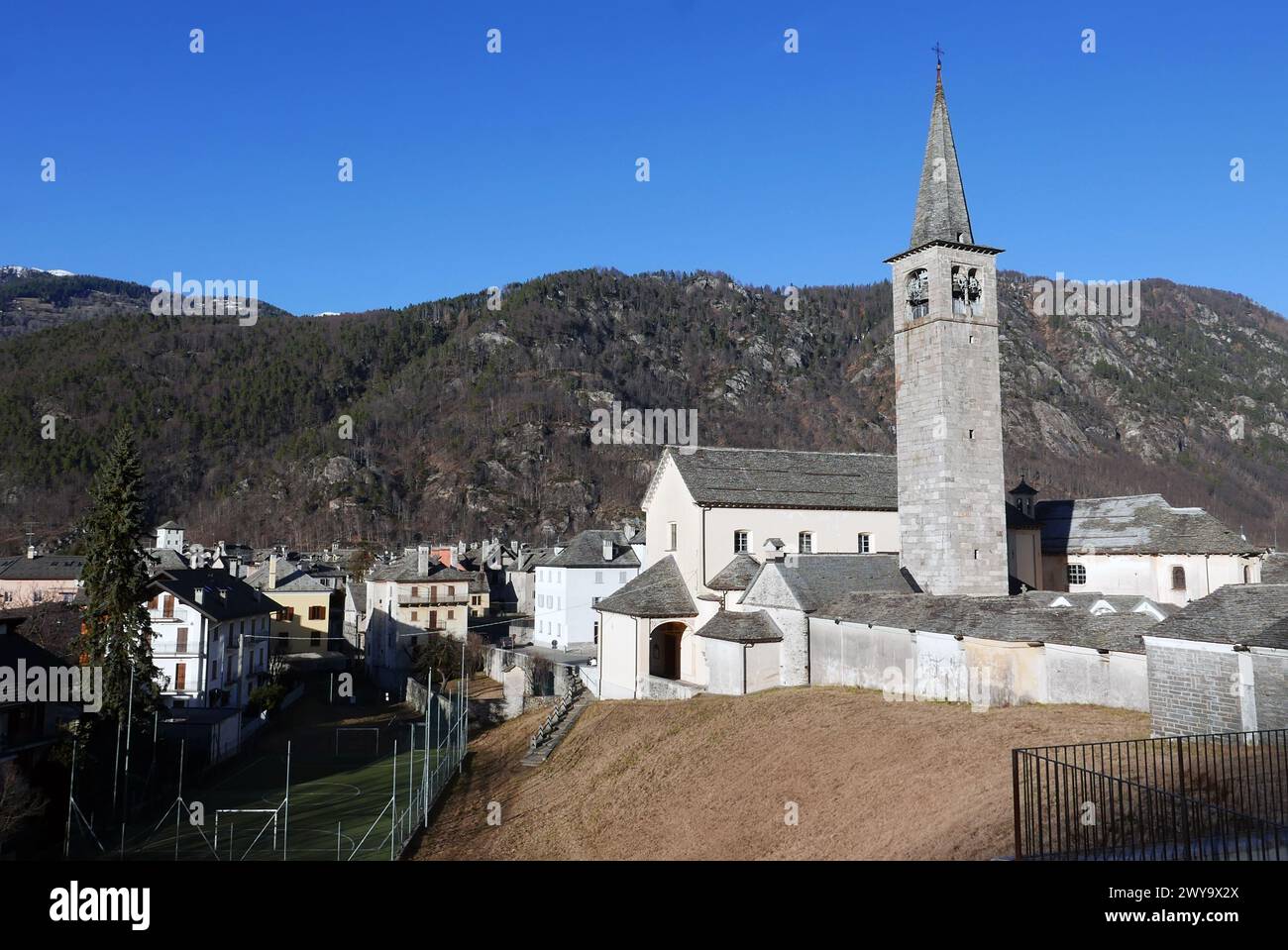 Malesco Parish Church was built for the Saints Pietro and Paolo ...