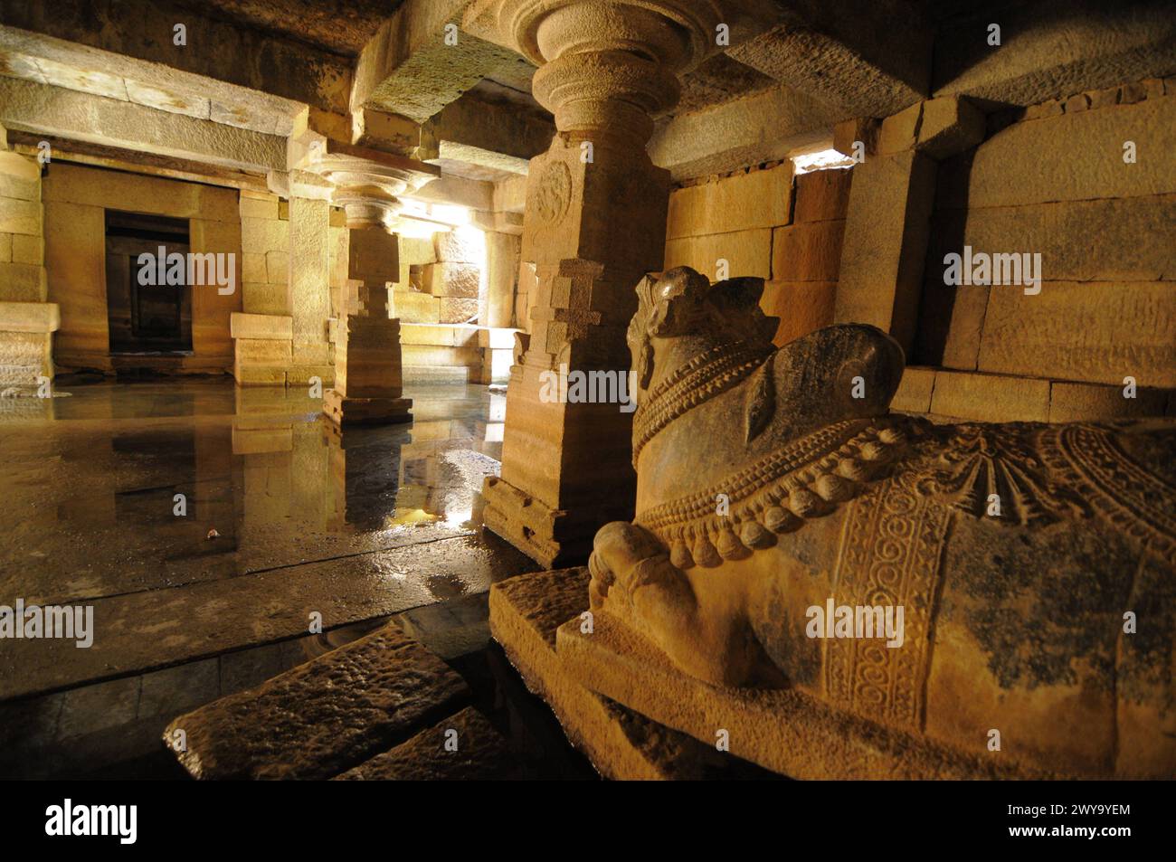 Underground Shiva Temple, Hampi, UNESCO World Heritage Site, Karnataka ...
