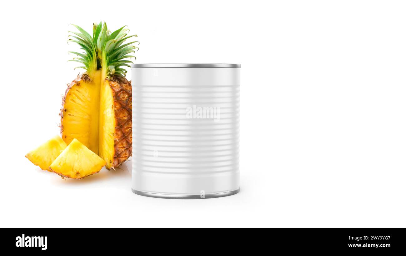 Pineapple fruit design template Cut Out Stock Images & Pictures - Alamy