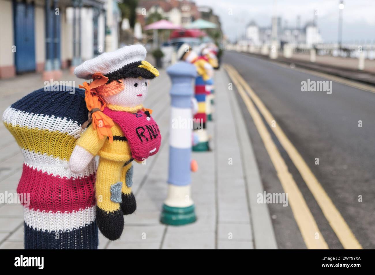 Around Penarth a Seaside Town in the Vale of Glamorgan Wales UK Knitted ...