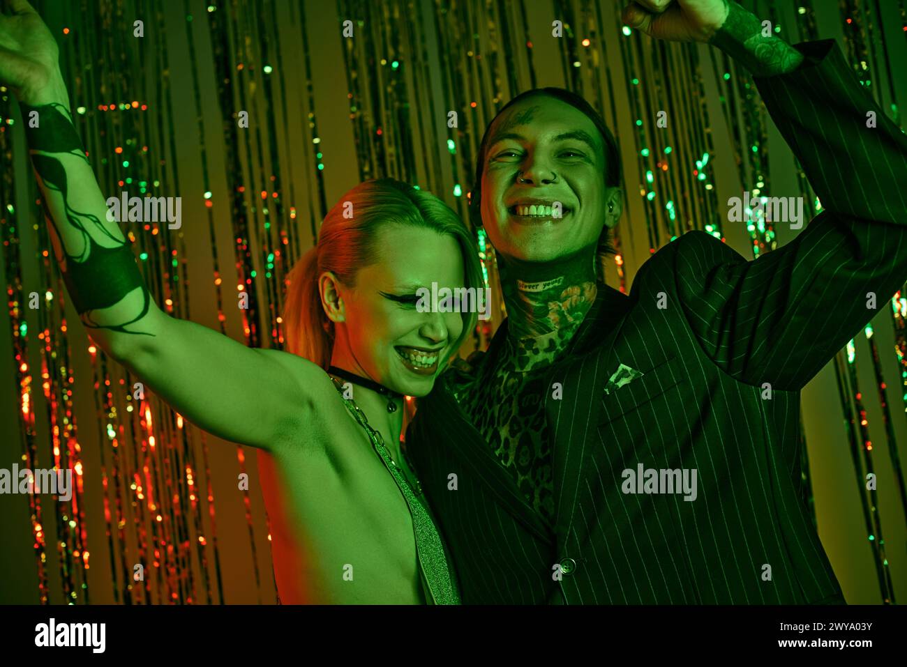 Woman dancing at rave hi-res stock photography and images - Alamy
