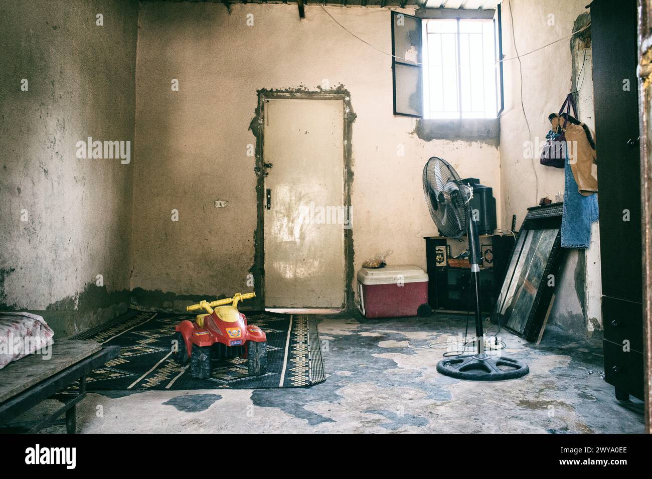 Palestinian home of the Sabra-Shatila refugee camp in Lebanon Stock ...