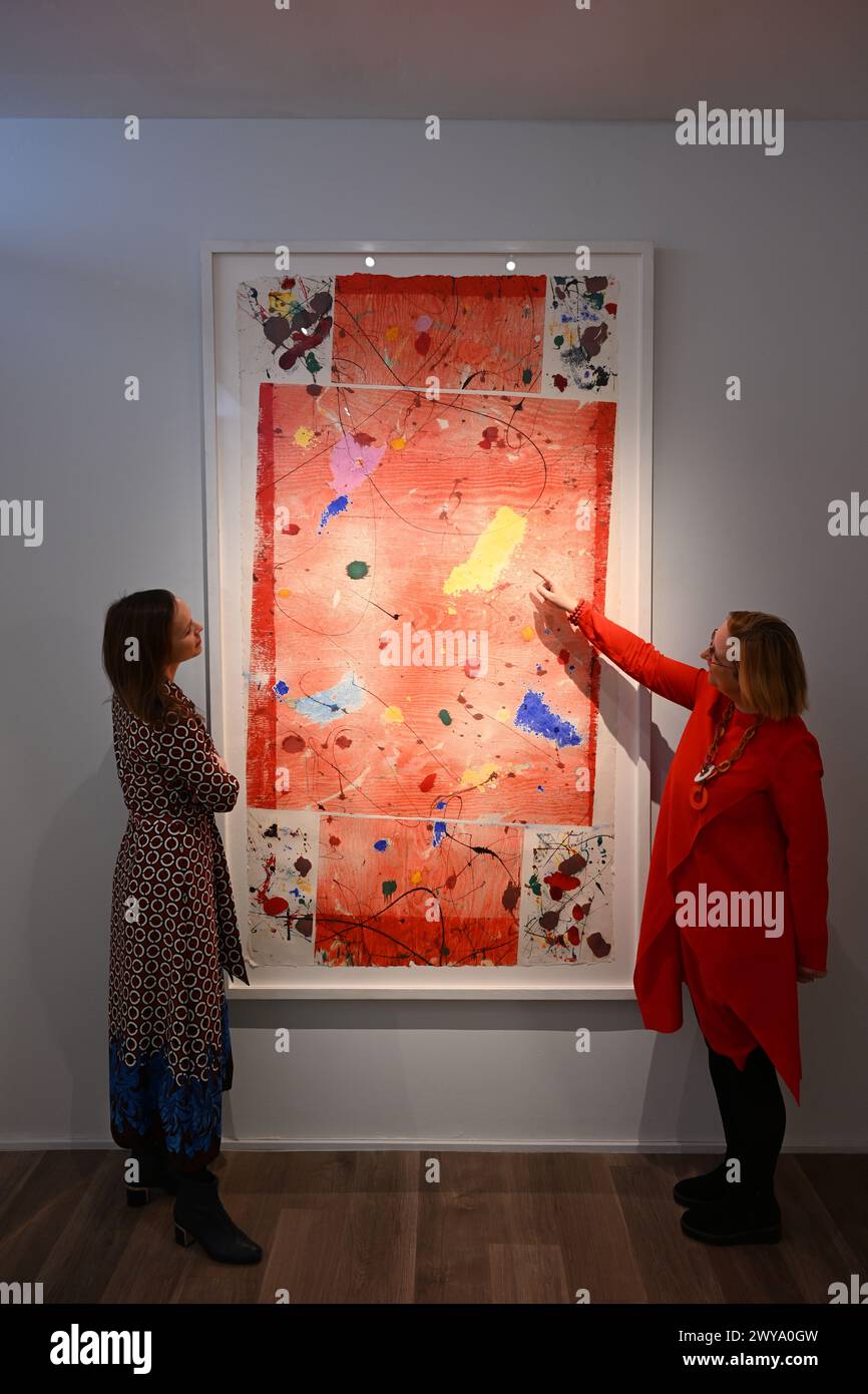 Shapero Modern, London, UK. 5th Apr, 2024. The Abstract Expressionism ...