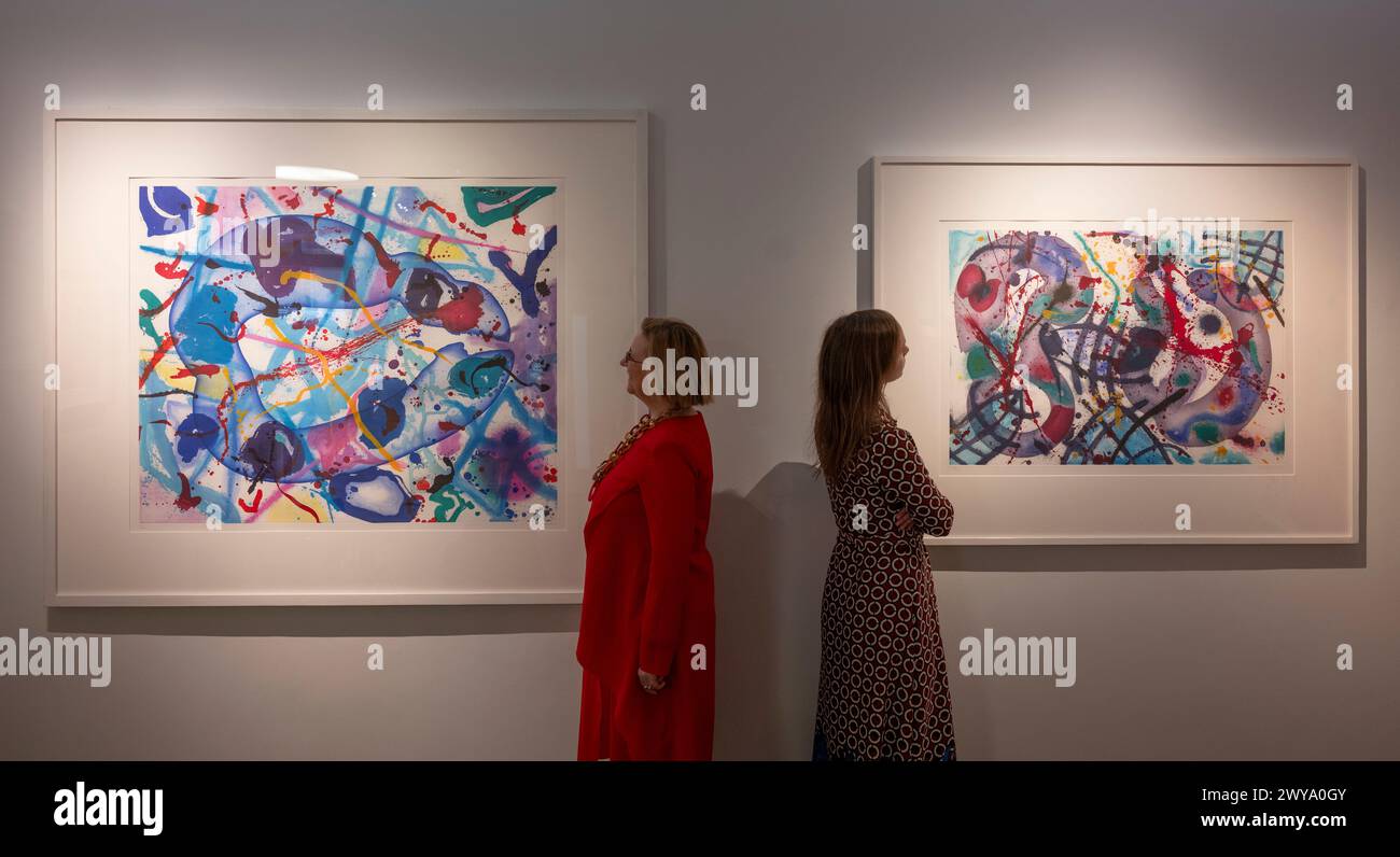 Shapero Modern, London, UK. 5th Apr, 2024. The Abstract Expressionism ...