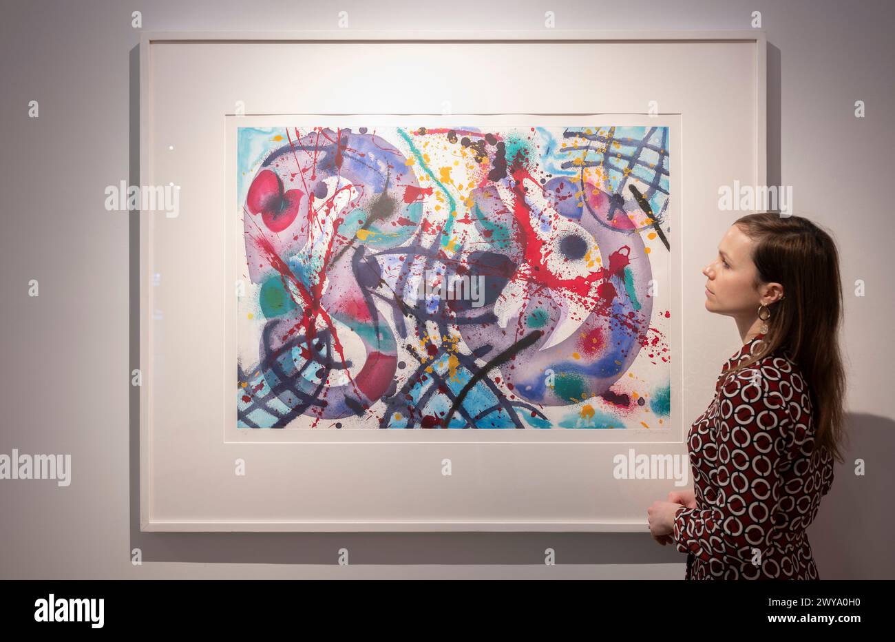 Shapero Modern, London, UK. 5th April, 2024. The Abstract Expressionism ...