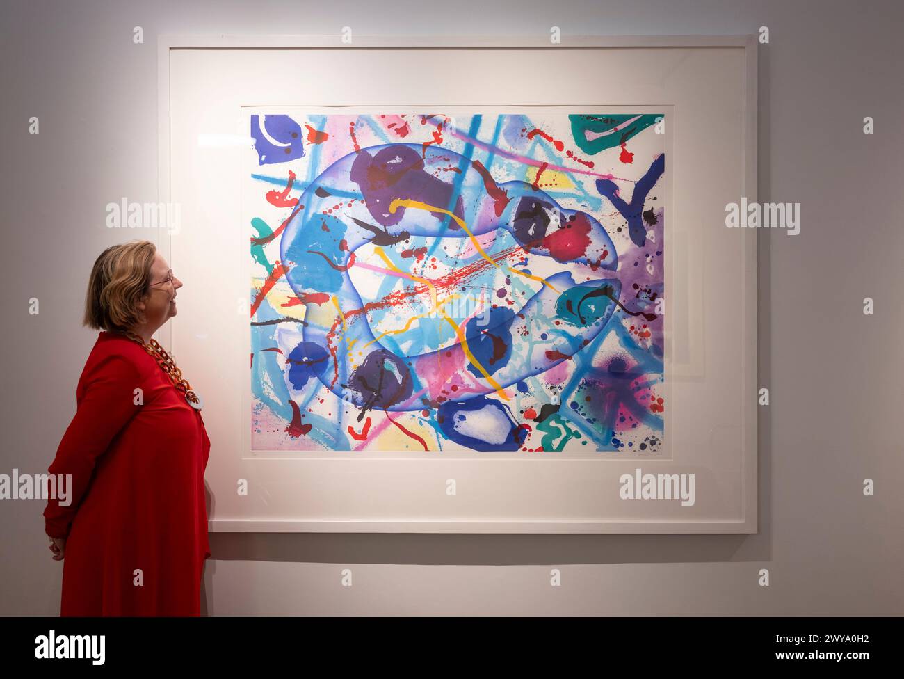 Shapero Modern, London, UK. 5th Apr, 2024. The Abstract Expressionism ...