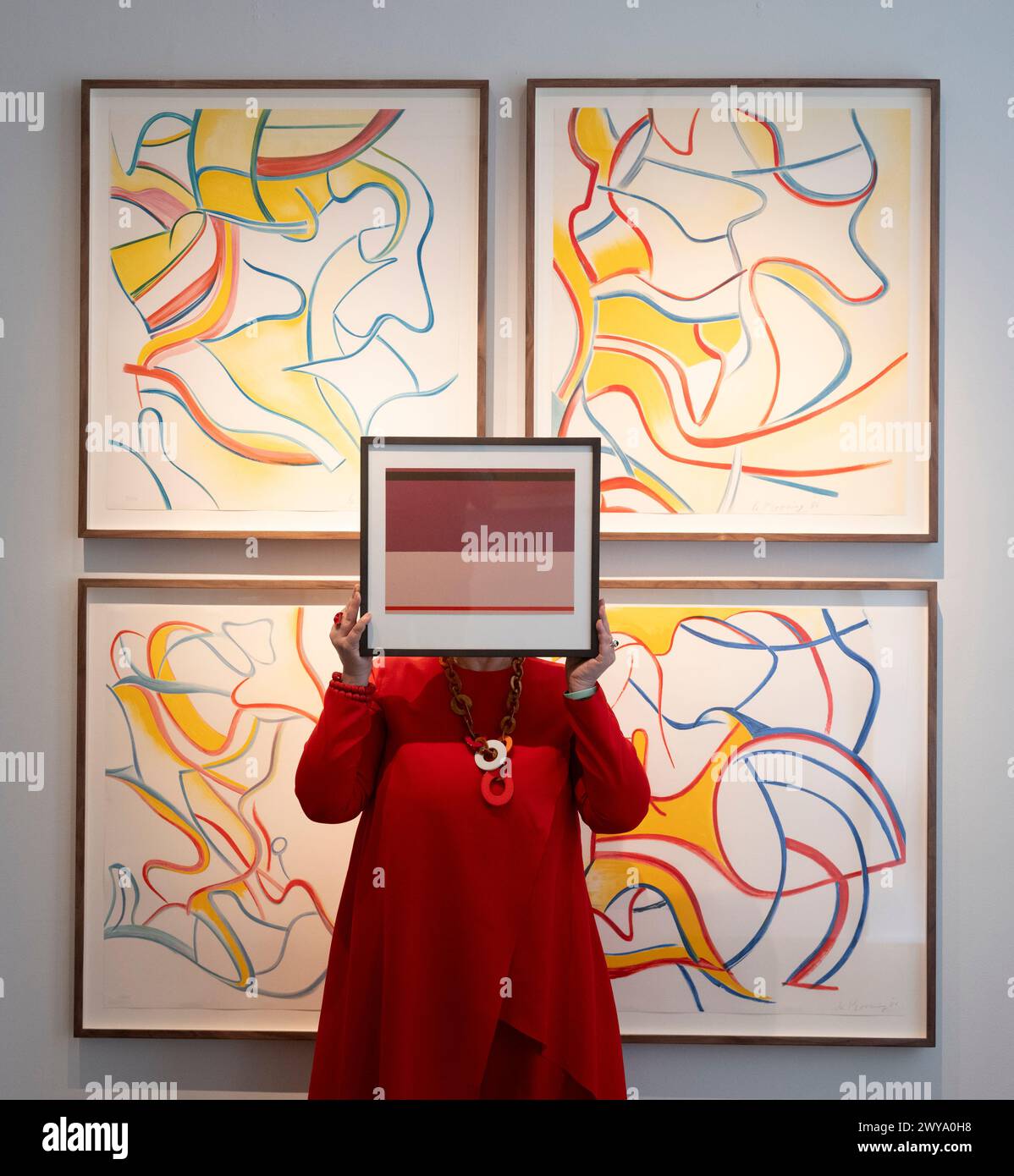 Shapero Modern, London, UK. 5th Apr, 2024. The Abstract Expressionism ...