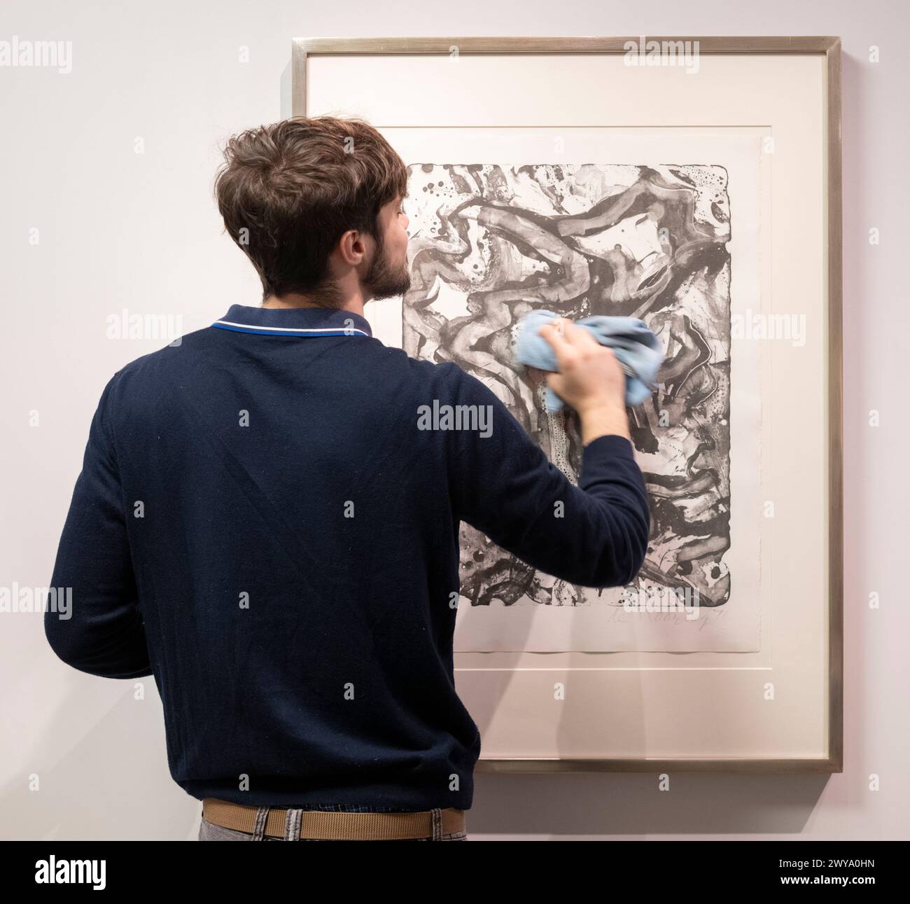 Shapero Modern, London, UK. 5th April, 2024. The Abstract Expressionism ...