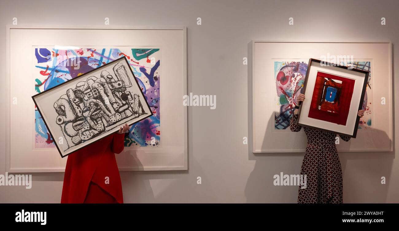 Shapero Modern, London, UK. 5th Apr, 2024. The Abstract Expressionism ...