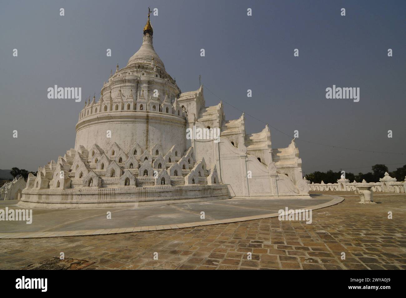 Hsinbyume Pagoda Myatheindan Pagoda, Mingun, near Mandalay, Sagaing ...