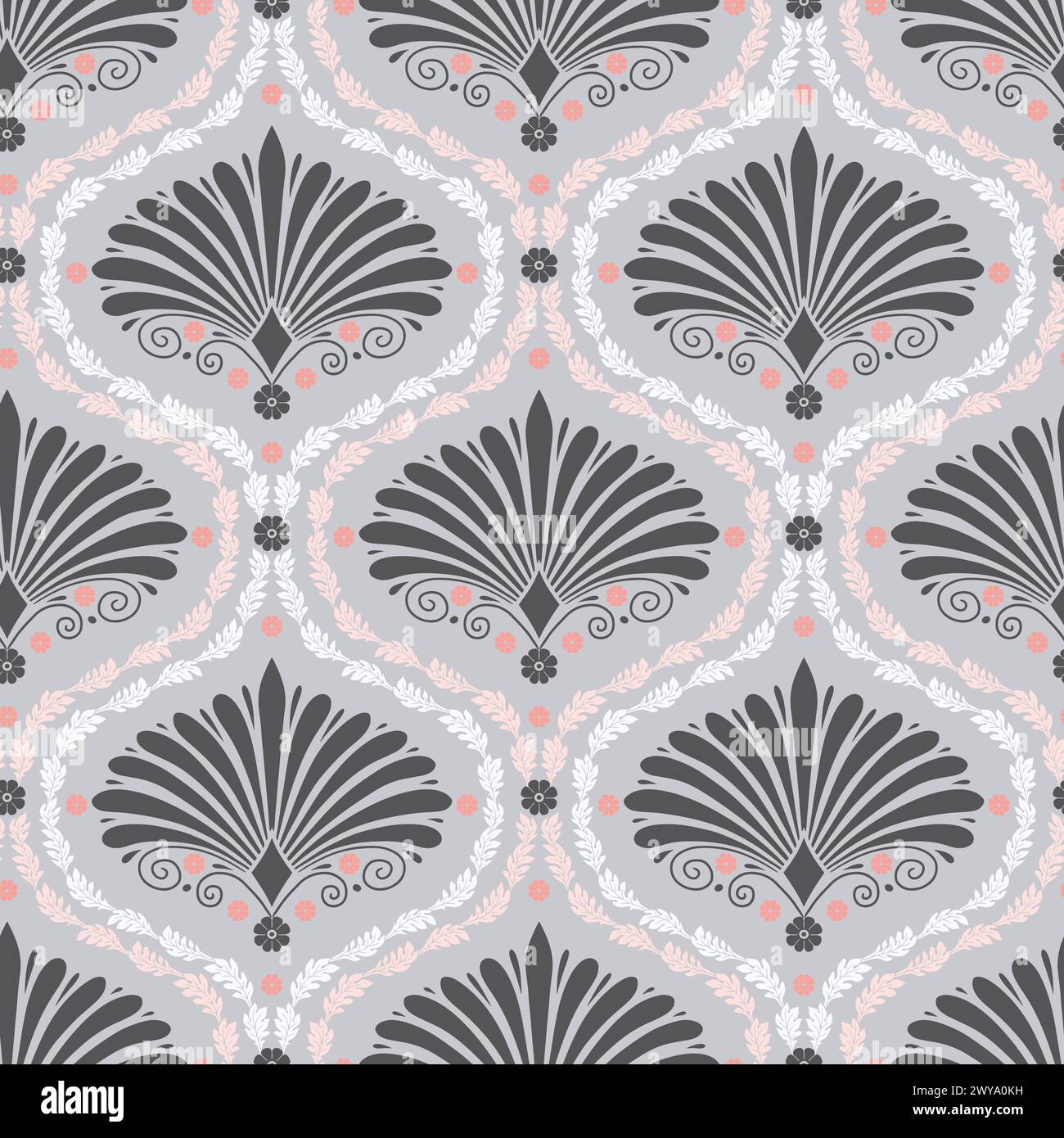 Anthemion decoration Stock Vector Images - Alamy