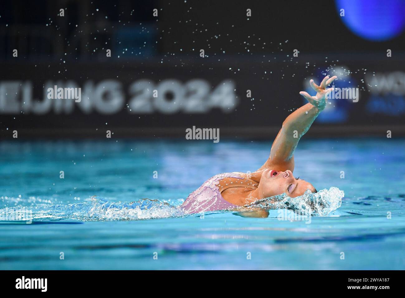 Beijing, China. 5th Apr, 2024. Kyra Hoevertsz of Aruba competes during ...