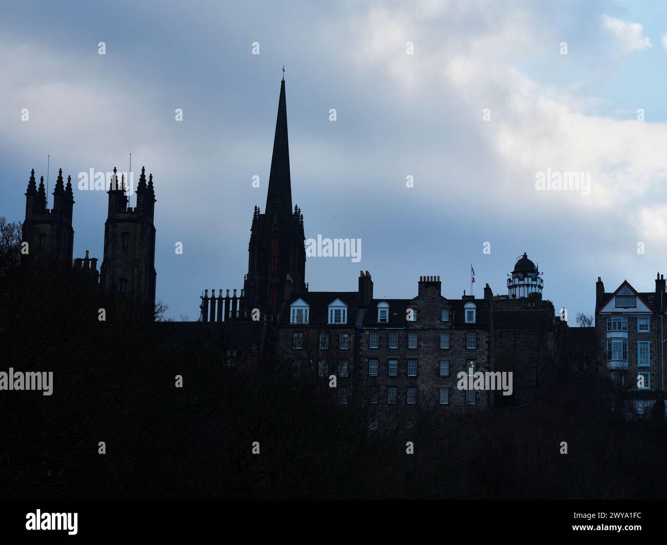 Buildings on Castlehill , Edinburgh, Scotland Stock Photo - Alamy