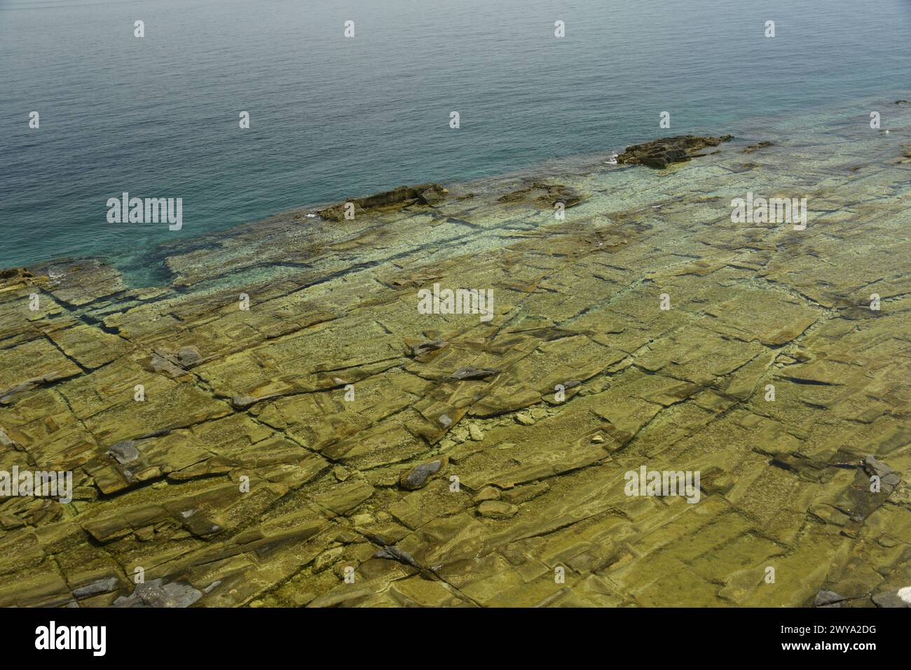 Ancient quarry of Alyki, Thassos, Greek Islands, Greece, Europe ...