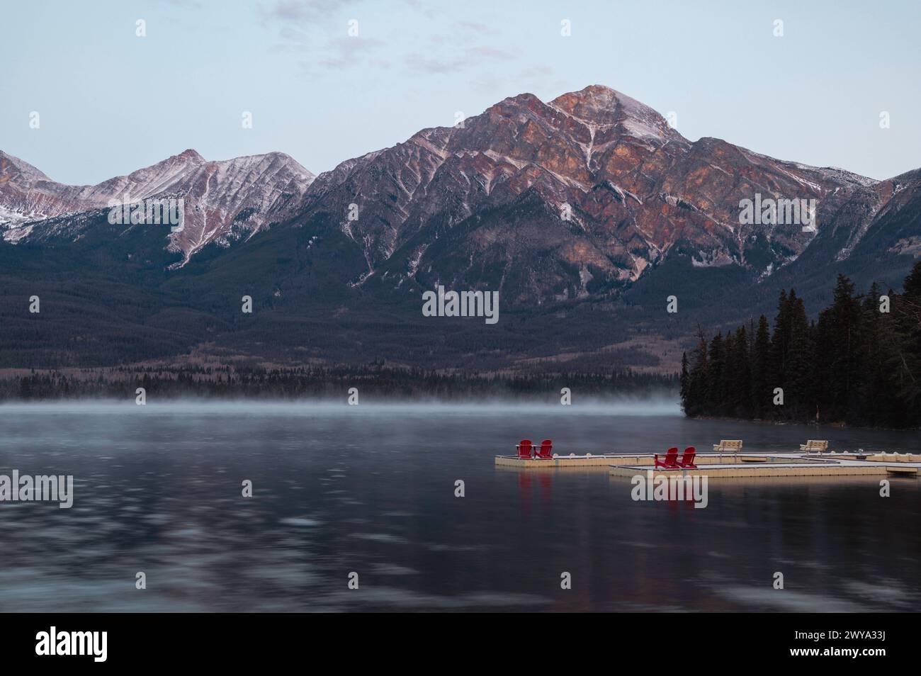 Pyramid Mountain, Jasper National Park, UNESCO World Heritage Site ...