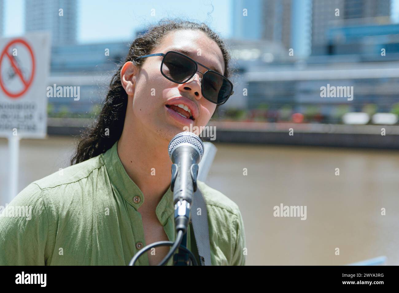 portrait of young latin man of venezuelan ethnicity pop music singer ...