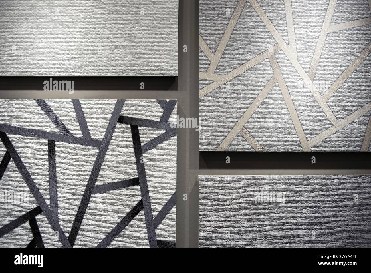 Wallpaper design, abstract background of art framed in minimalism Stock ...