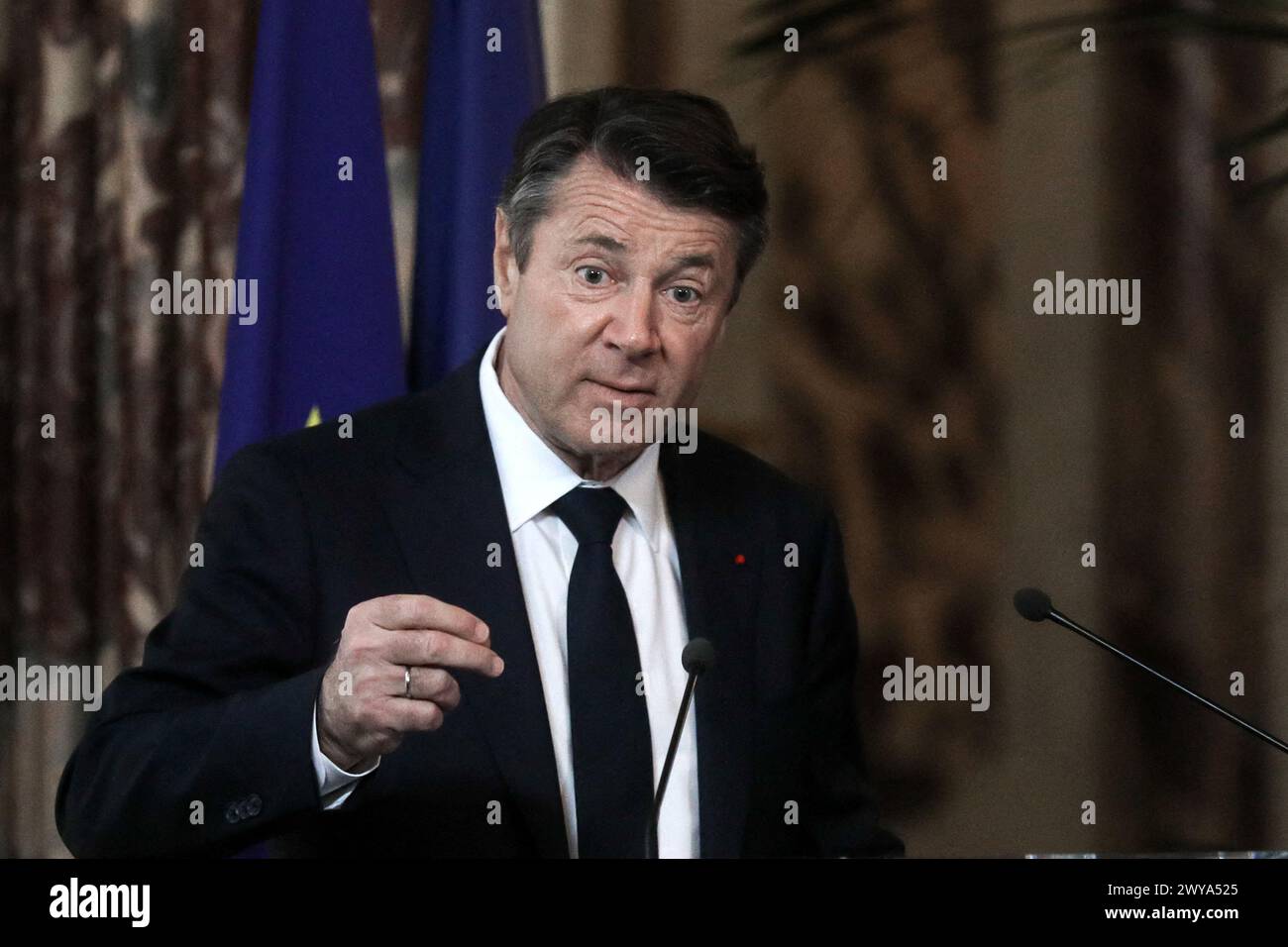 Christian Estrosi, Mayor of Nice during the Beauvau des polices ... Christian Estrosi, Mayor of Nice during the Beauvau des polices ...