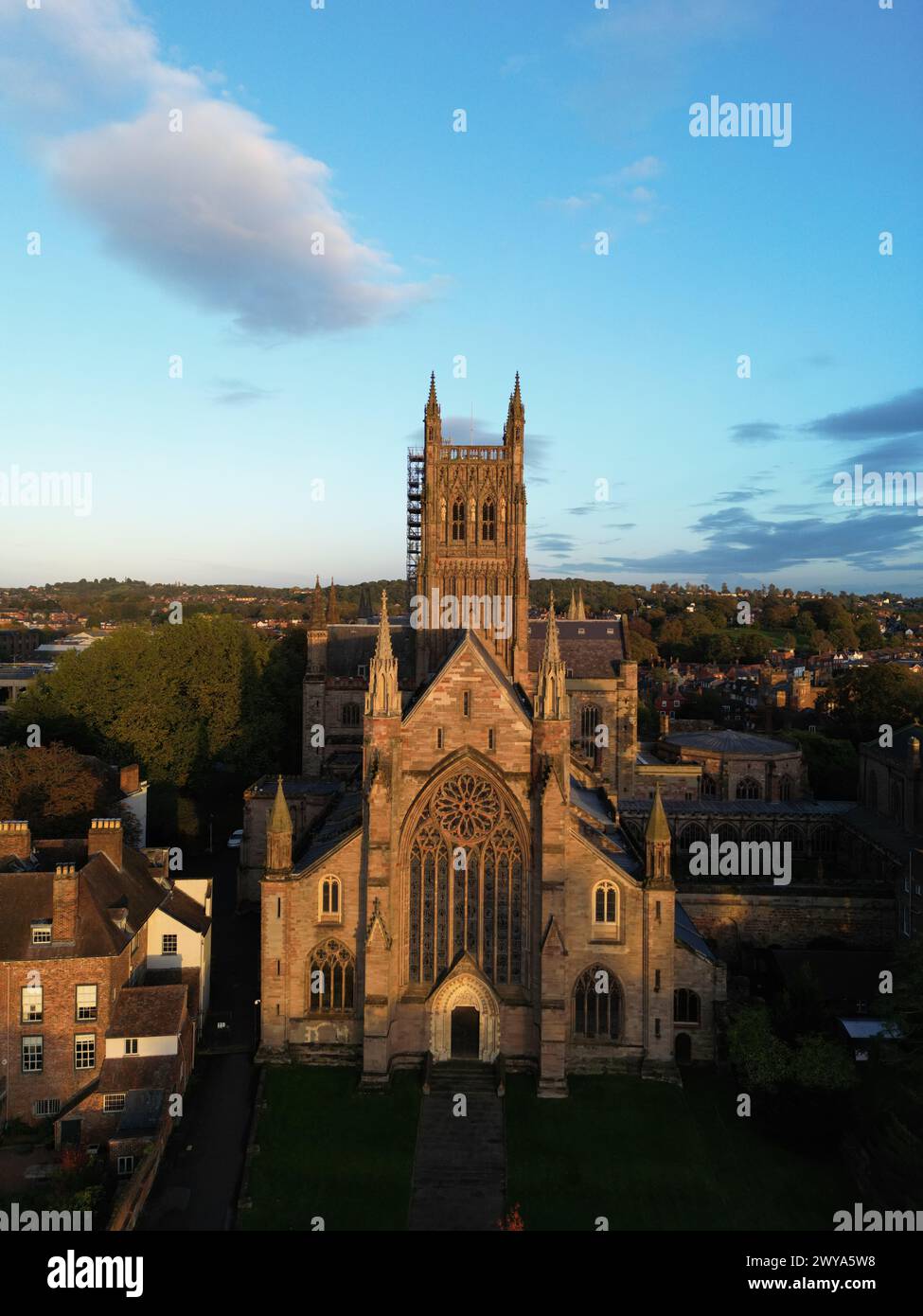 What to see in worcester cathedral tourism in worcester hi-res stock ...