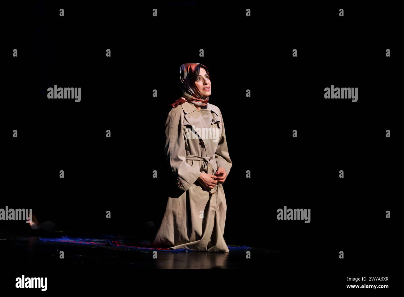 Sesede Terziyan als Fatma während der Fotoprobe für das Stück Unser ...