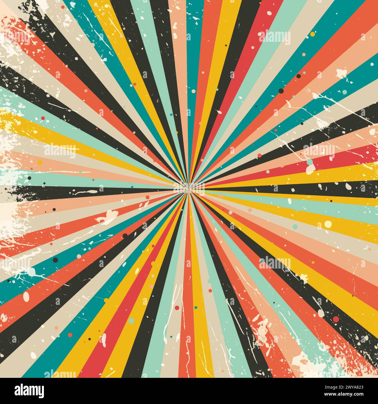 Retro starburst Stock Vector Images - Alamy